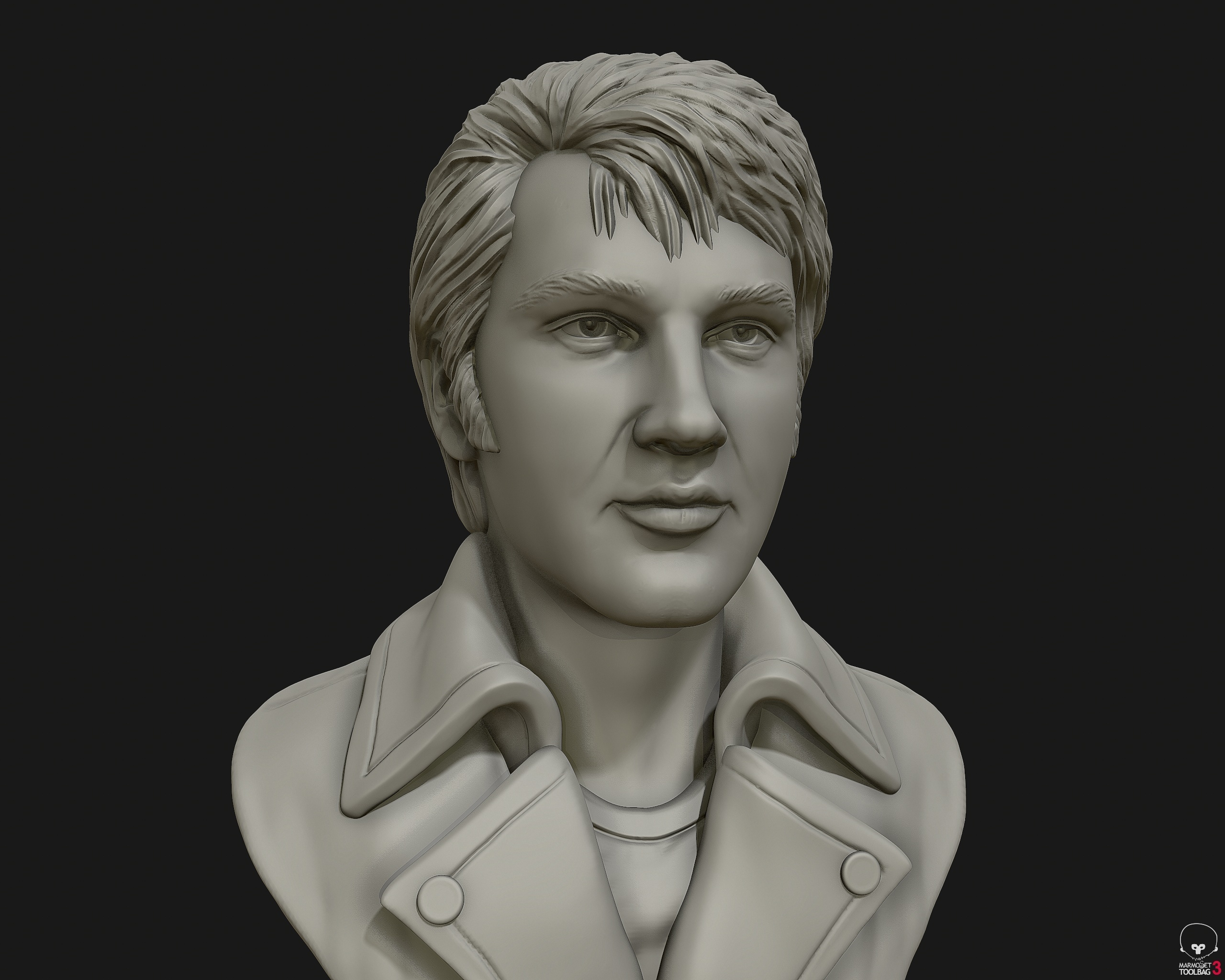 🗿 Elvis Presley sculpture Ready to Print 3D print model・ STL File for ...