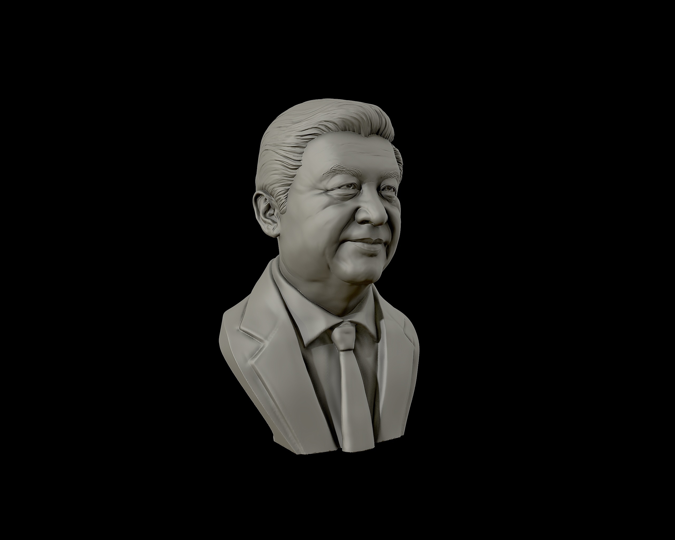 Файл STL Xi Jinping 3D Portrait Sculpture 🗿 (OBJ)・3D-печатный дизайн ...