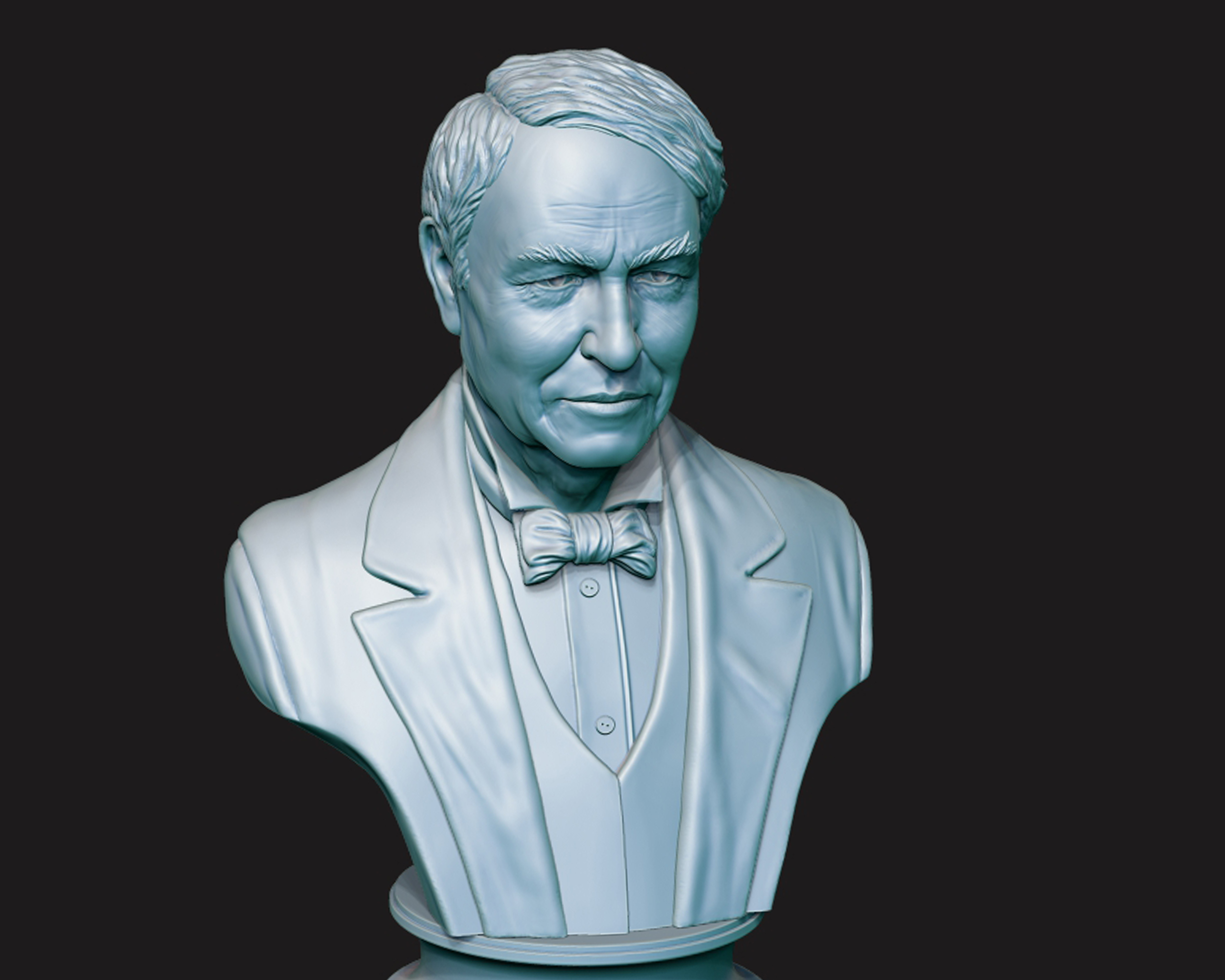 STL file Thomas Edison 3D print model 🗿 (OBJ)・3D printer model to ...