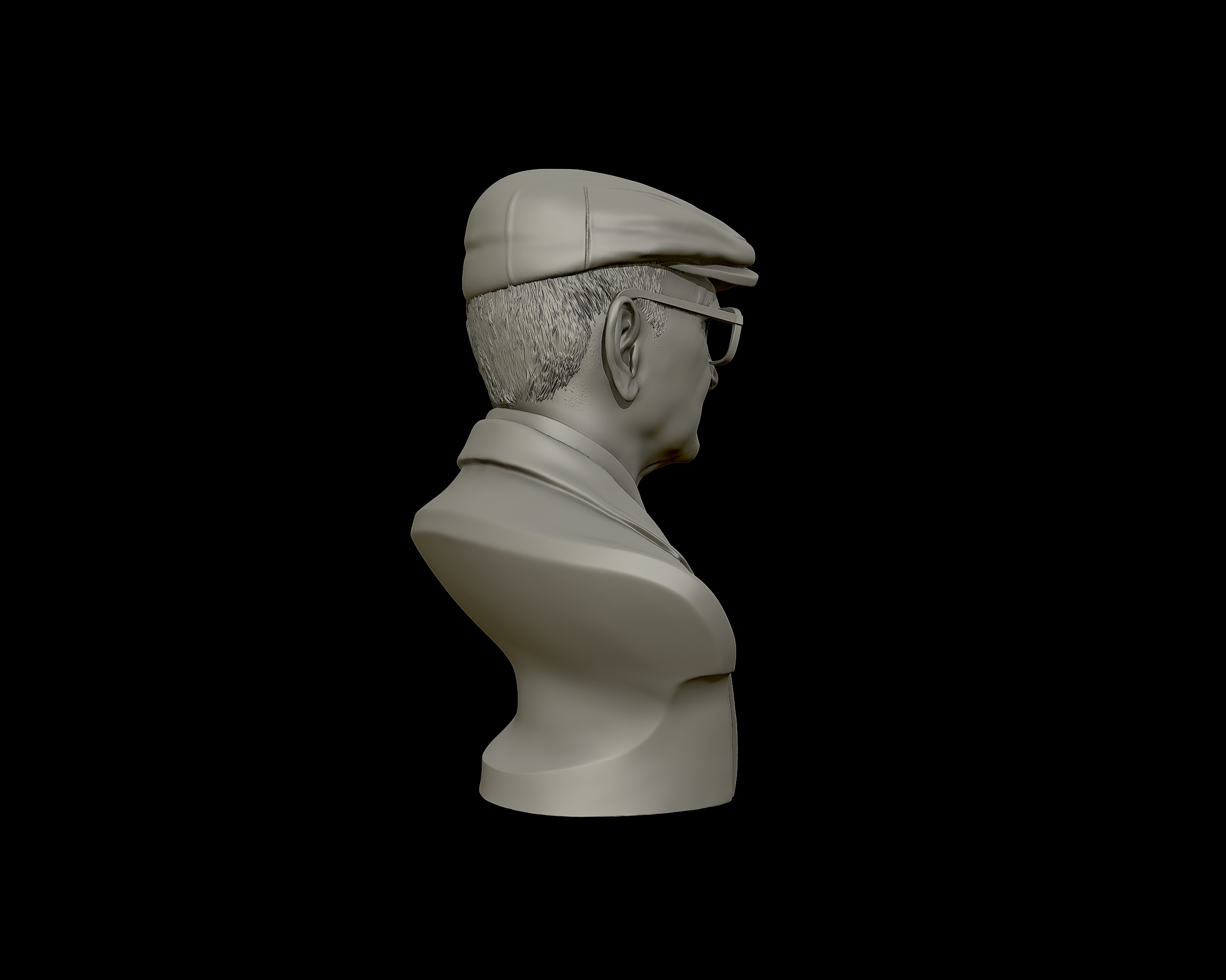 STL file Uncle Junior bust sculpture 3D print model 👤 (OBJ)・3D print ...