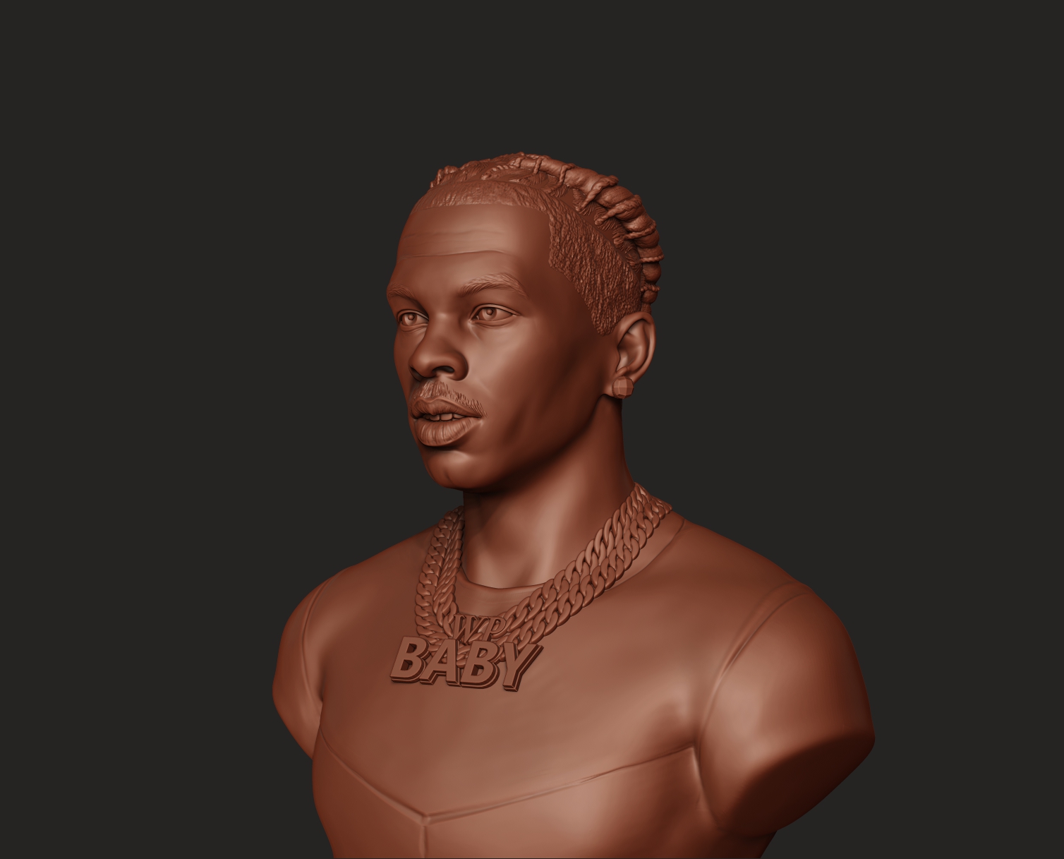 STL file Lil Baby Bust 3D print model 👶 (OBJ and DXF)・3D printable ...