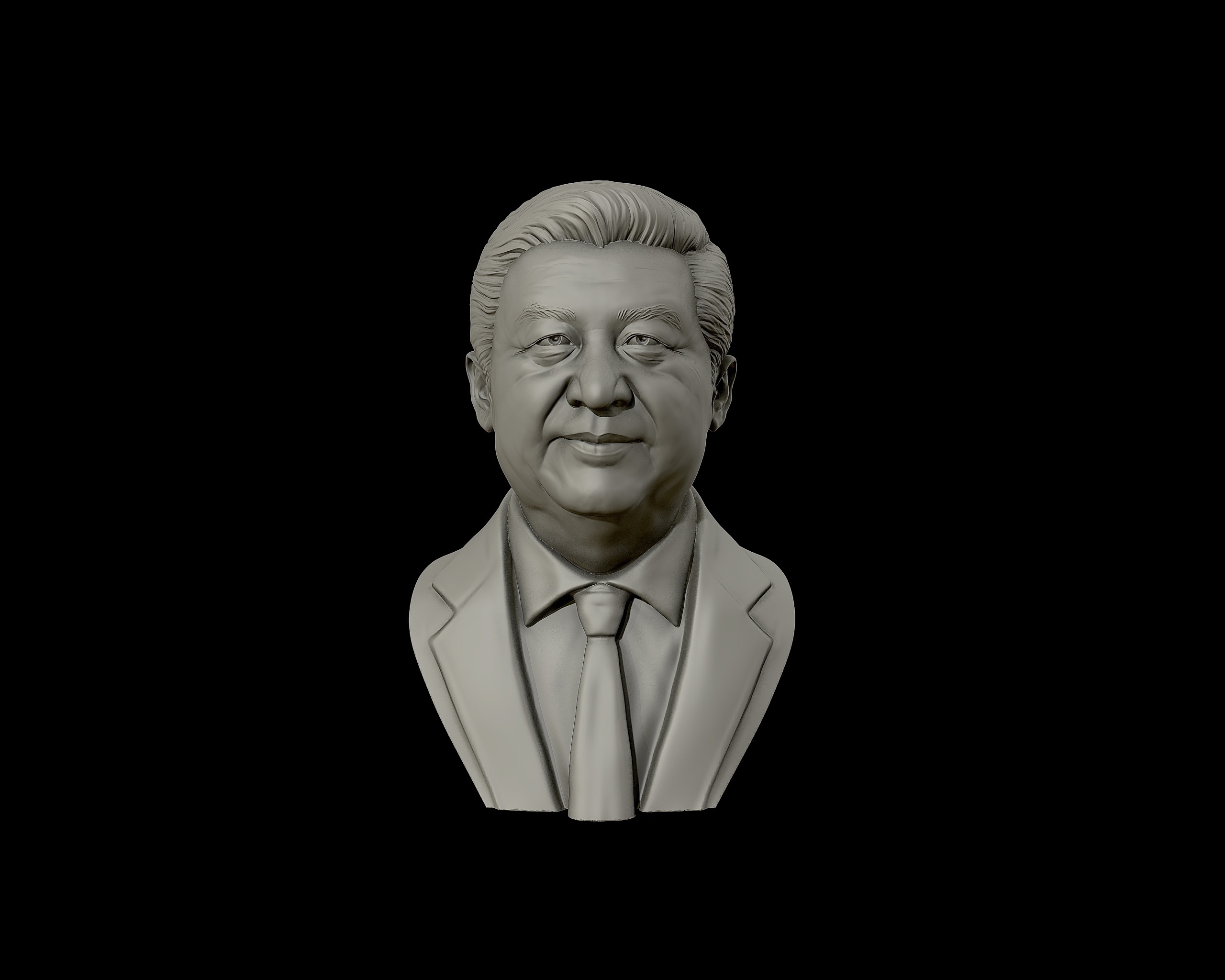 Файл STL Xi Jinping 3D Portrait Sculpture 🗿 (OBJ)・3D-печатный дизайн ...
