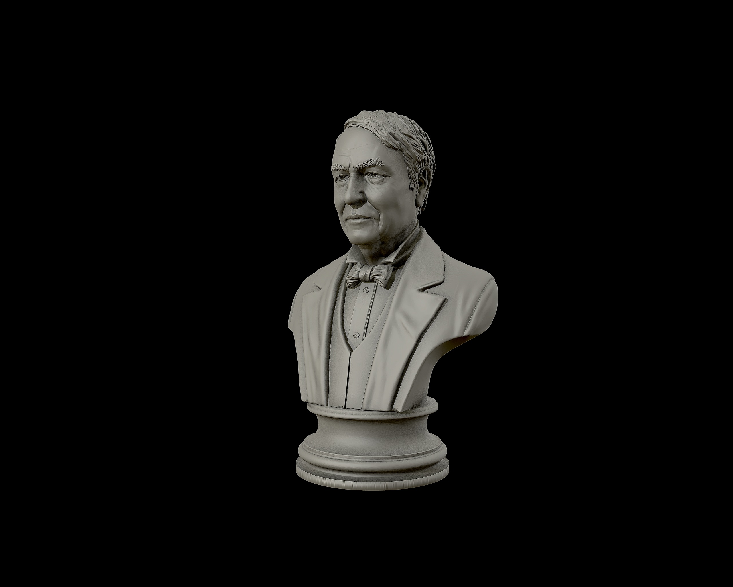 STL file Thomas Edison 3D print model 🗿 (OBJ)・3D printer model to ...