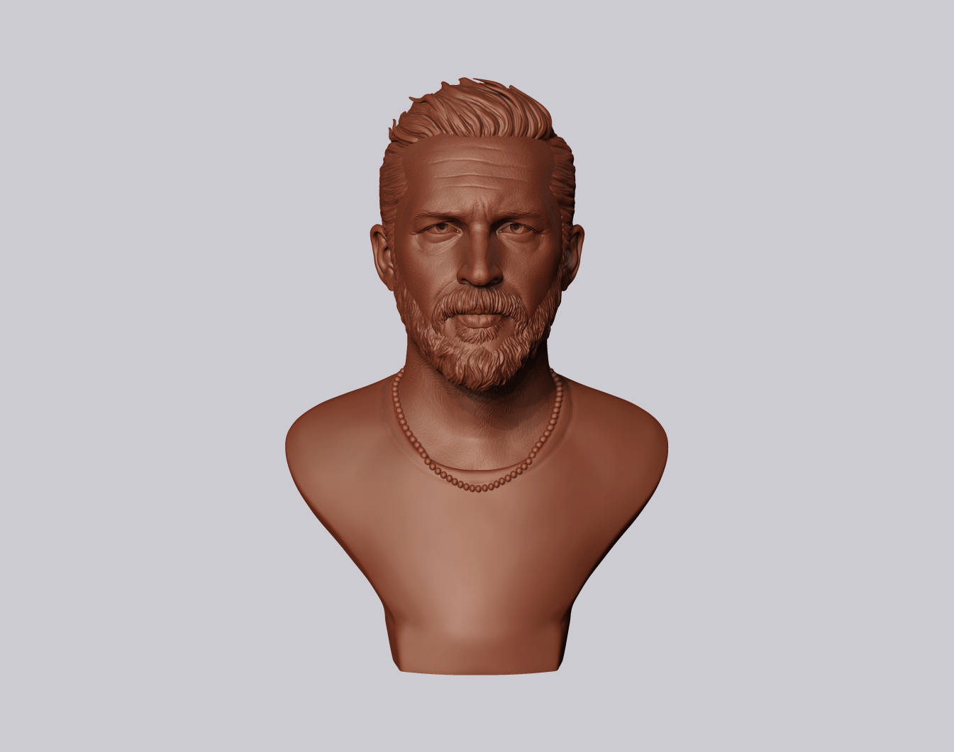 👤 Tom Hardy bust sculpture 3D print model・ STL File for ・Cults
