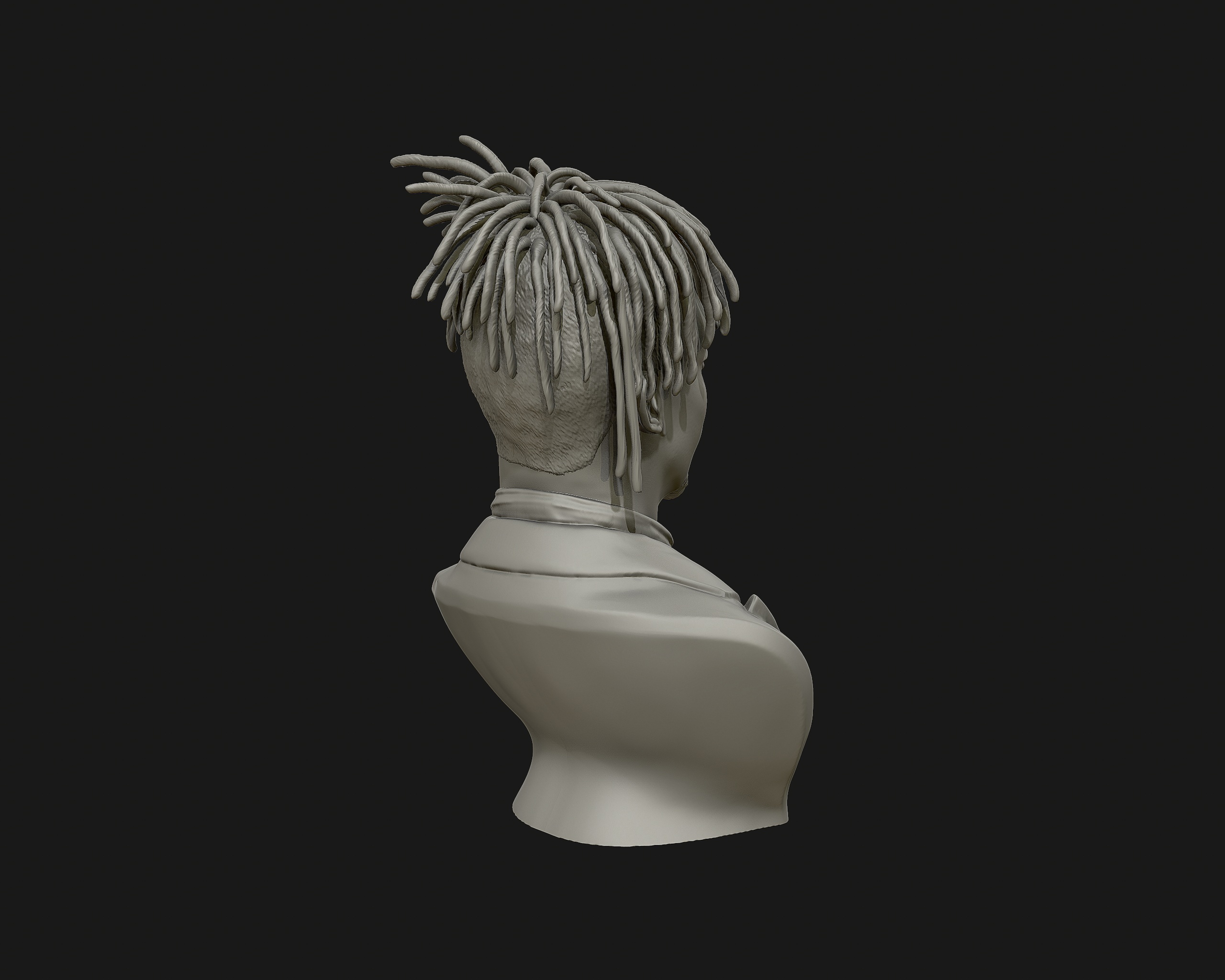 🗿 Juice wrld 3D sculpture Ready to 3D print・ STL File for ・Cults