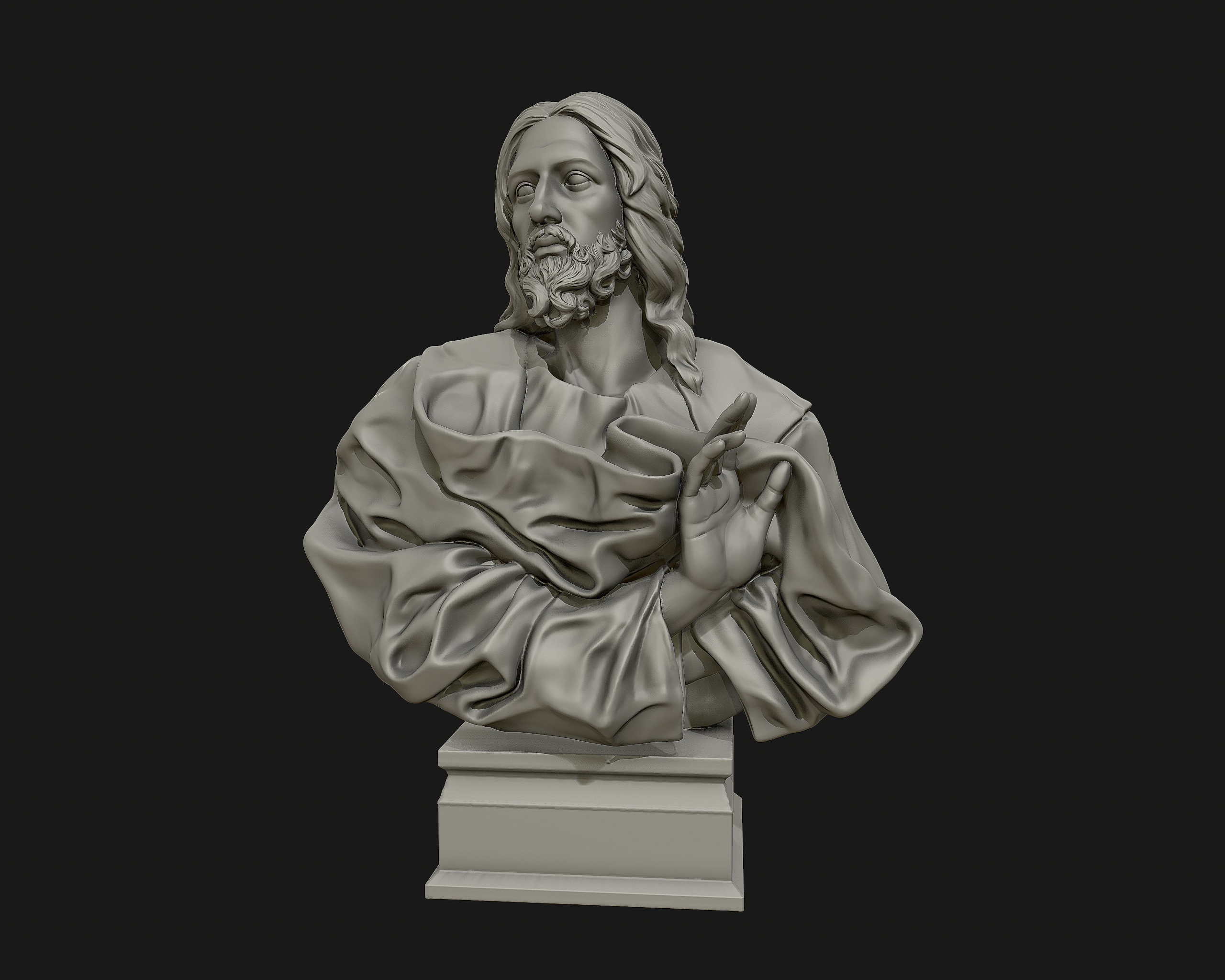 Файл STL Jesus Christ Sculpture ready to 3D print ️ (OBJ)・Дизайн 3D ...