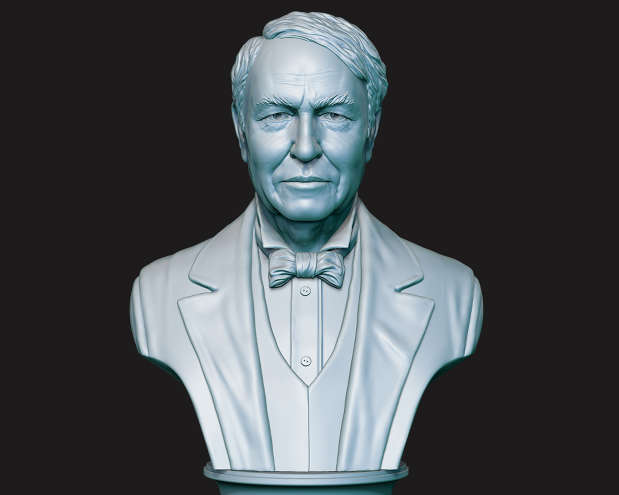 STL file Thomas Edison 3D print model 🗿 (OBJ)・3D printer model to ...