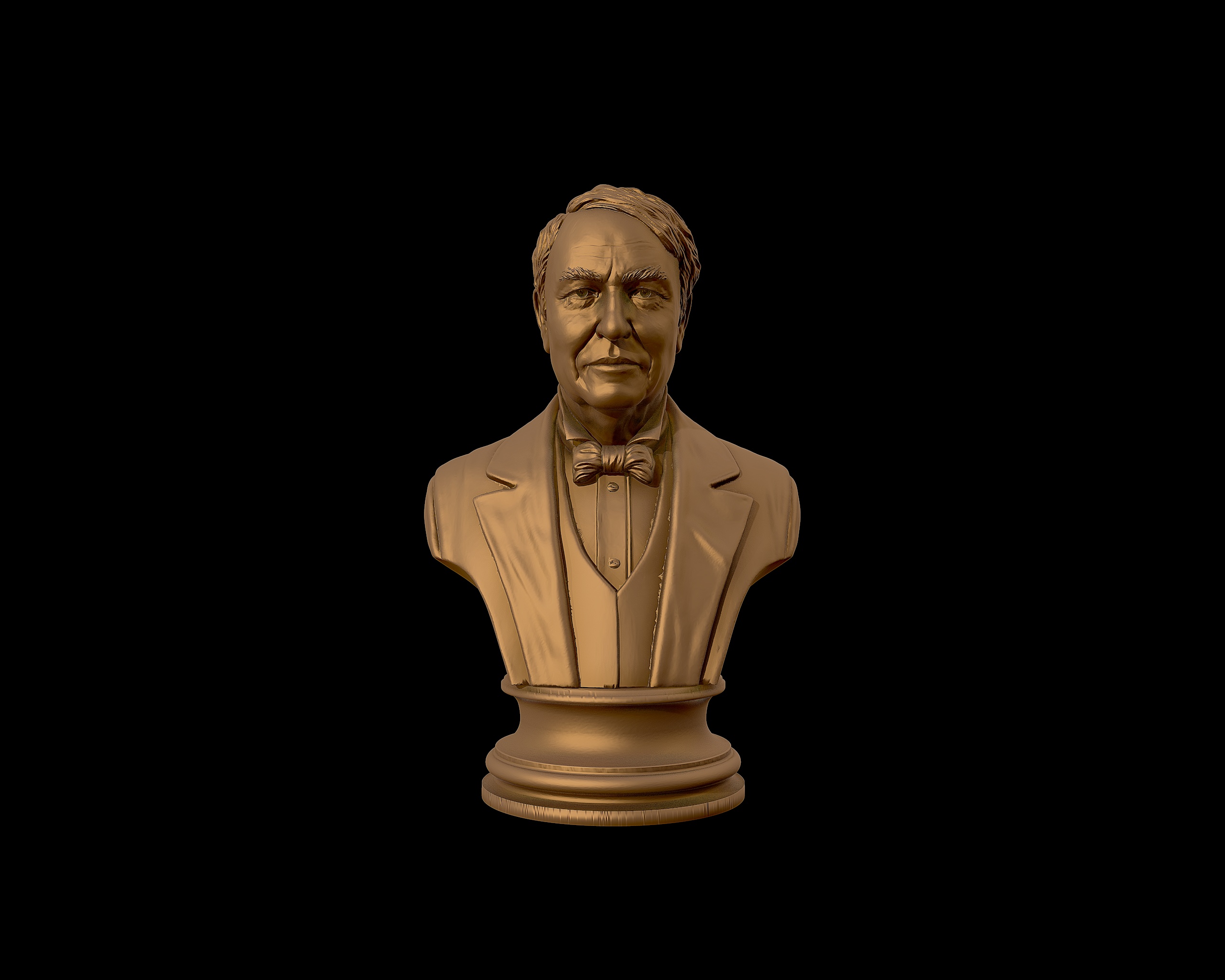 STL file Thomas Edison 3D print model 🗿 (OBJ)・3D printer model to ...