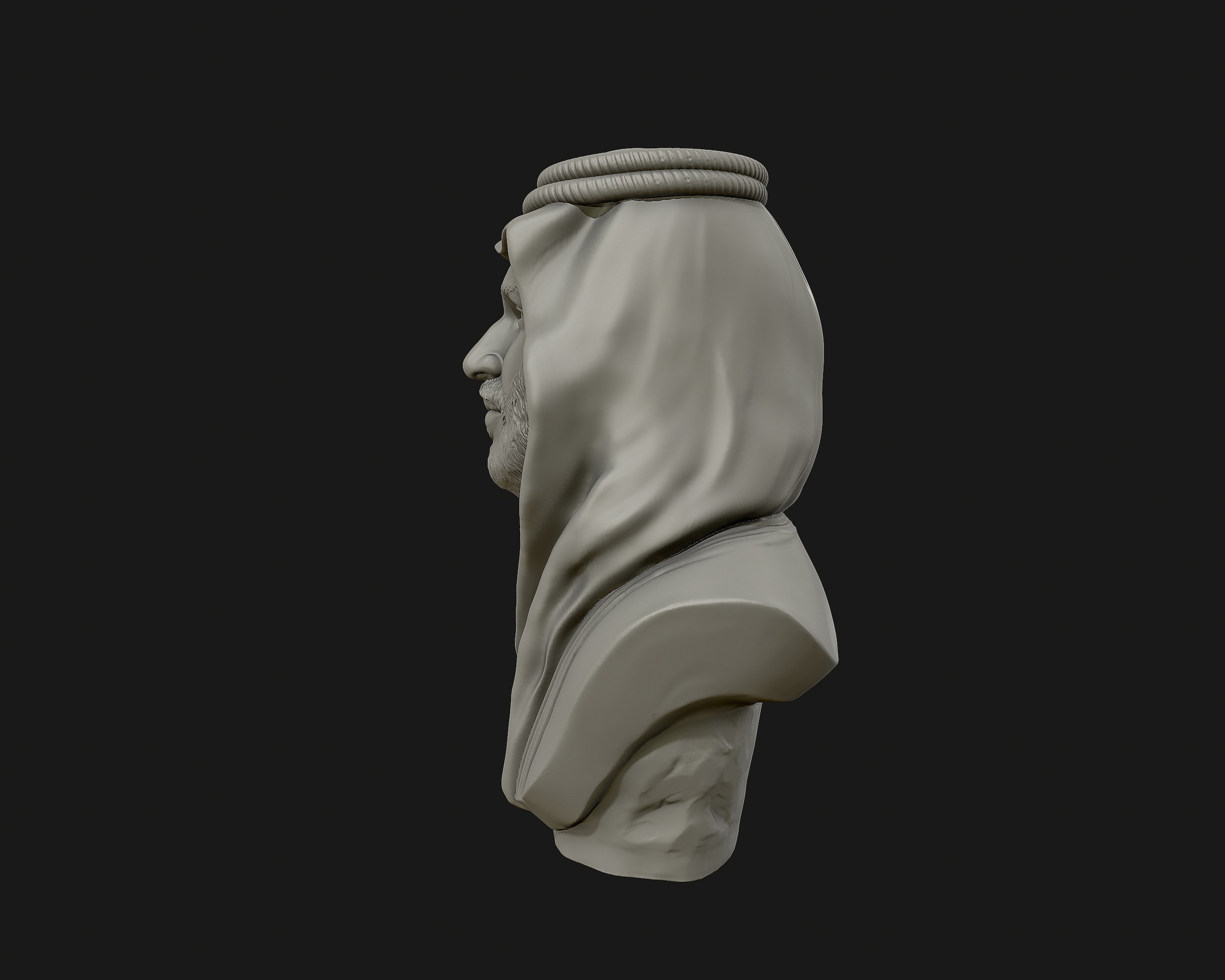 STL file Mohammad Bin Salman portrait sculpture model 🗿 (OBJ)・3D print ...