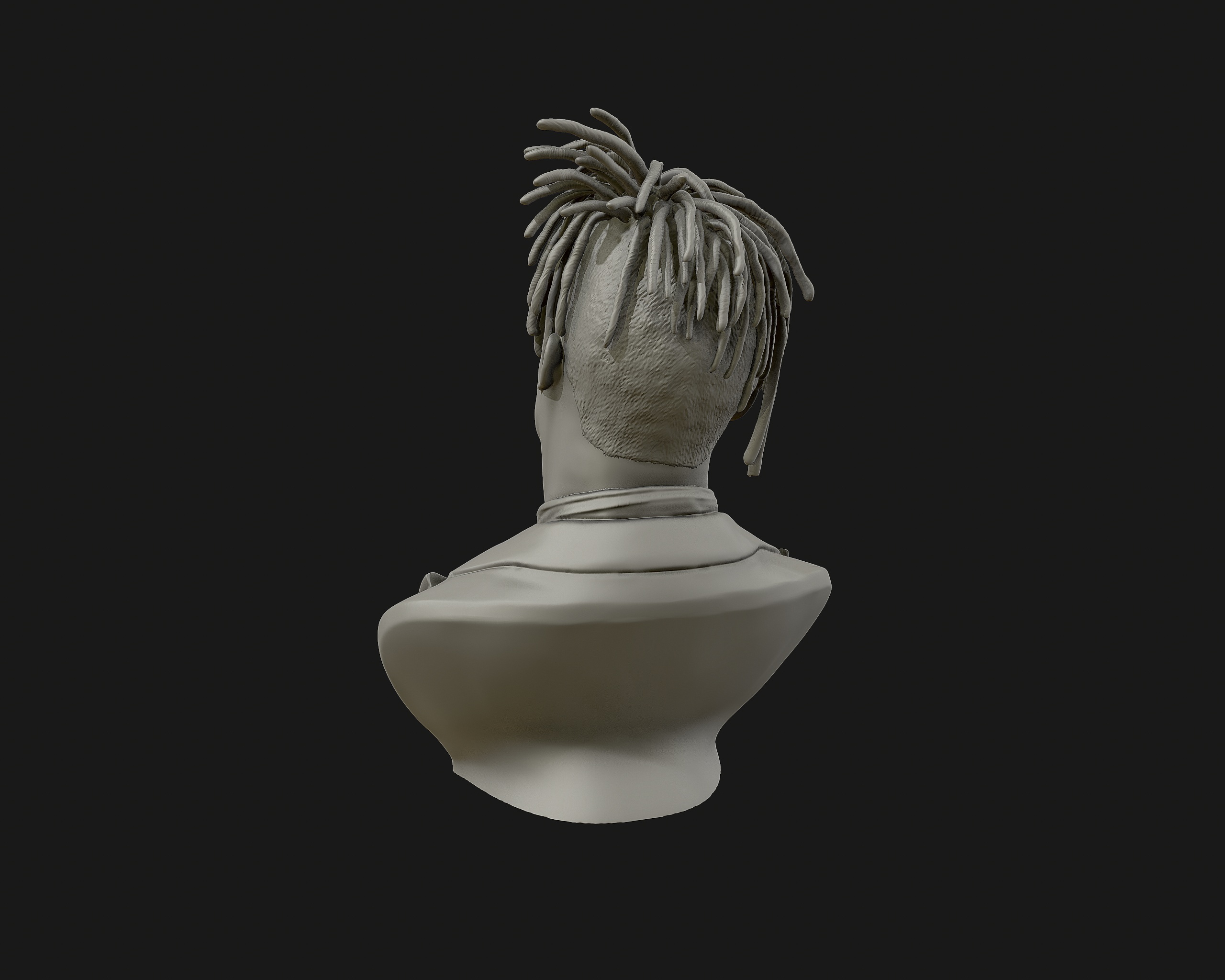 🗿 Juice wrld 3D sculpture Ready to 3D print・ STL File for ・Cults