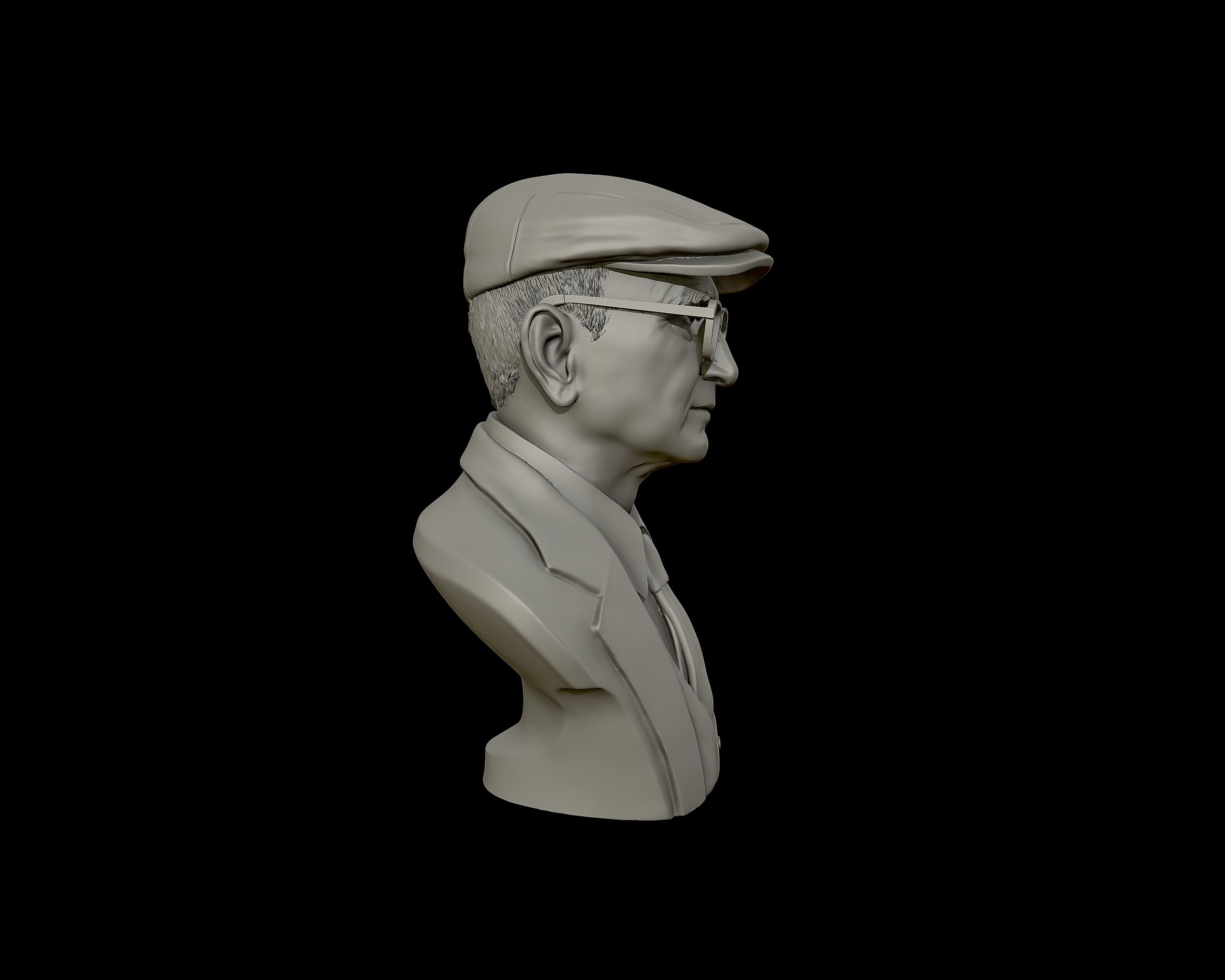 STL file Uncle Junior bust sculpture 3D print model 👤 (OBJ)・3D print ...