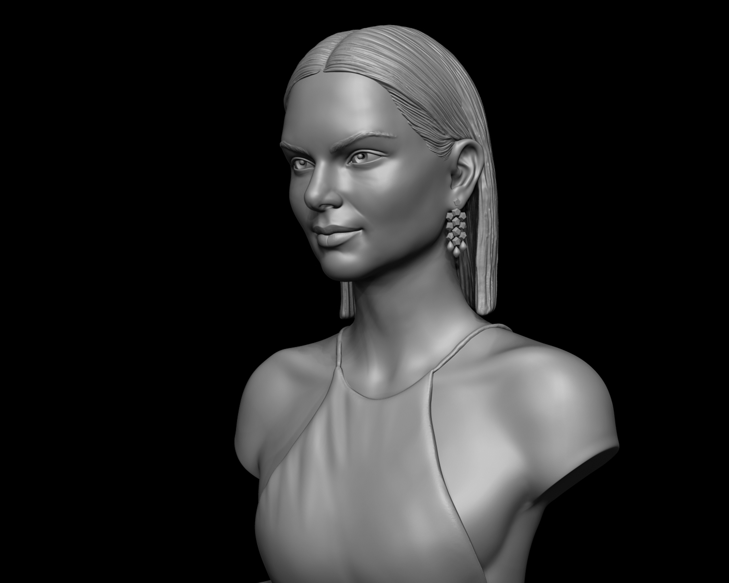STL file Kendall Jenner 3D print model 🎨 (OBJ)・3D print design to ...