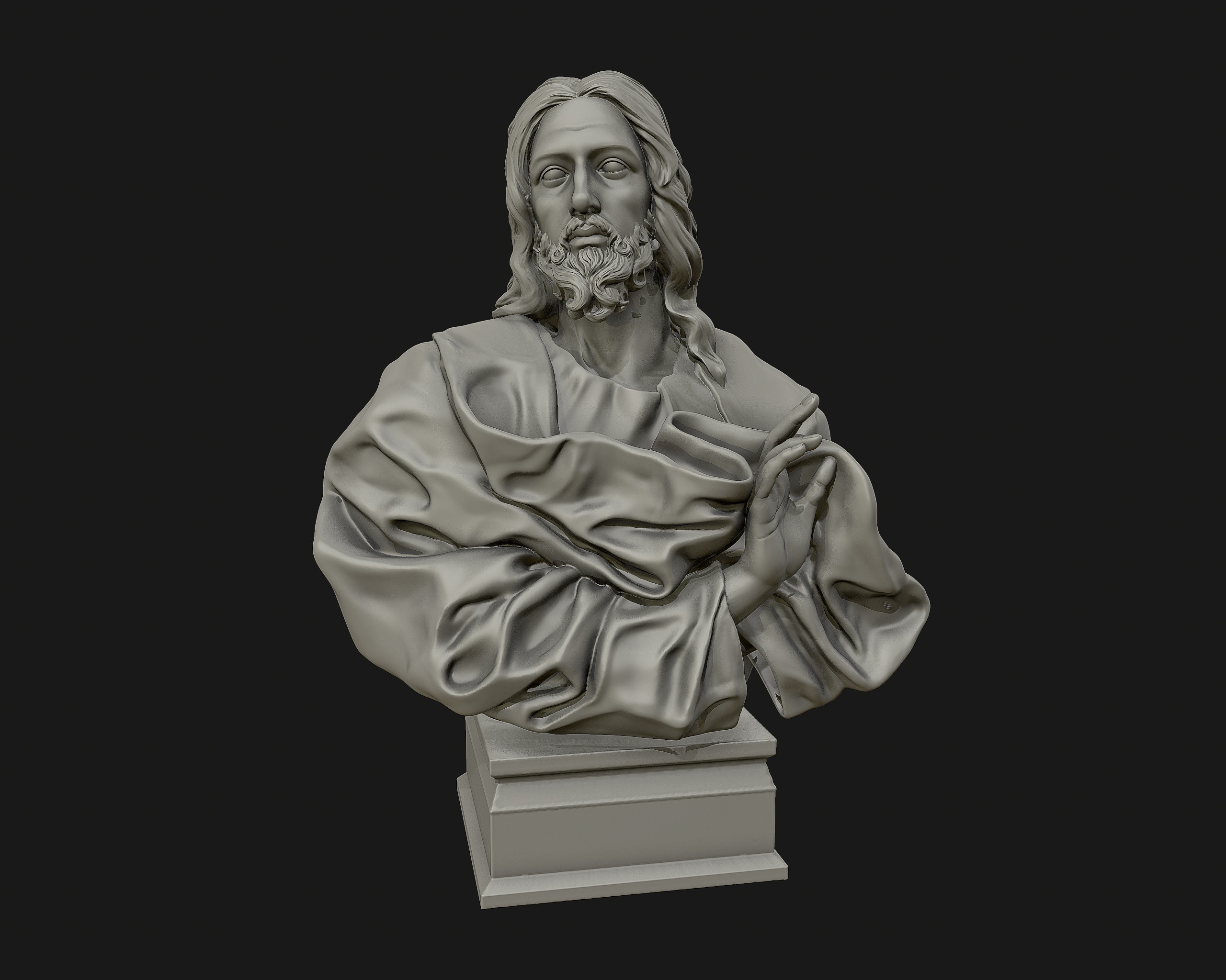 Файл STL Jesus Christ Sculpture ready to 3D print ️ (OBJ)・Дизайн 3D ...