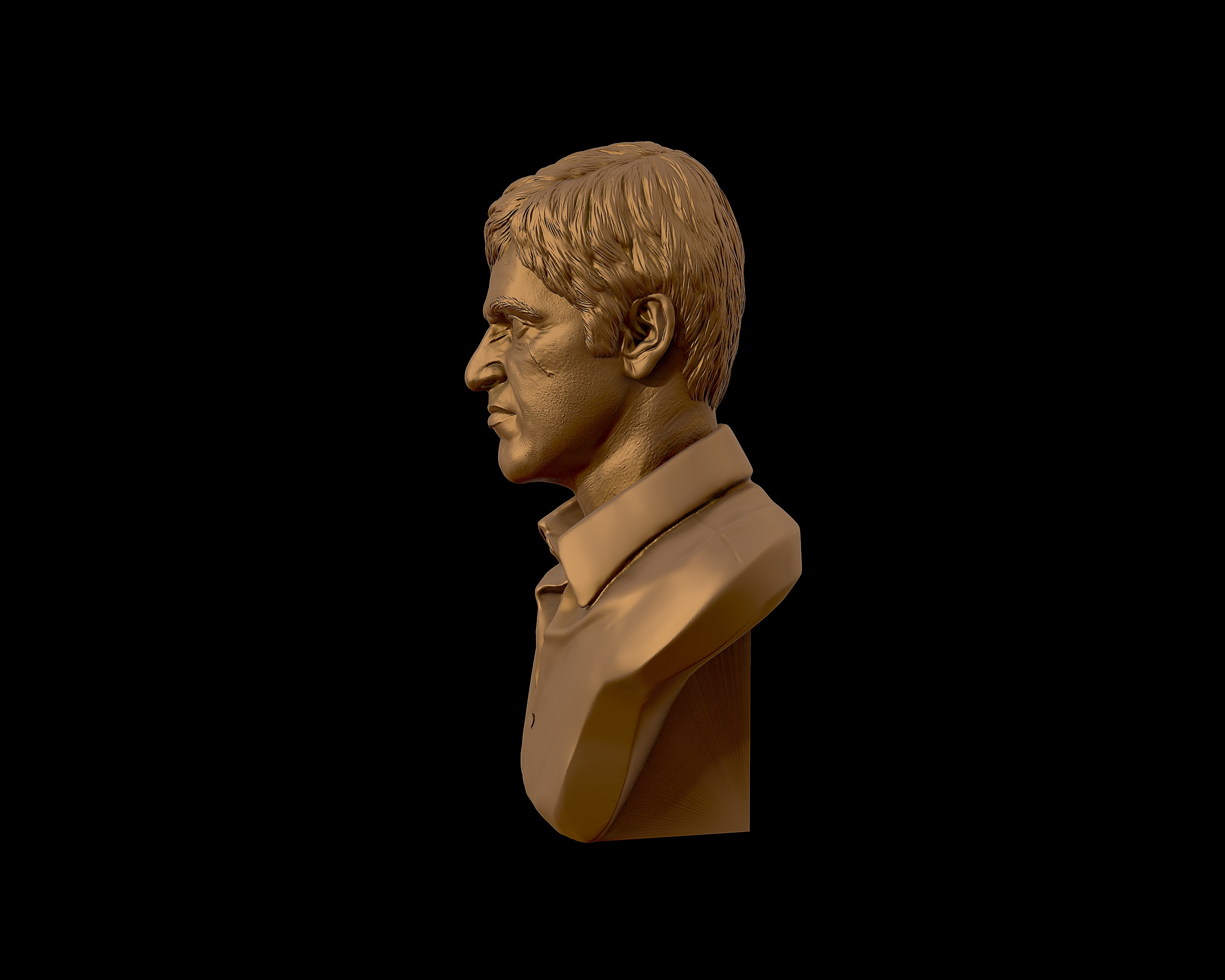 Файл STL Scarface Alpacino portrait sculpture 🗿・3D-печатный дизайн для ...