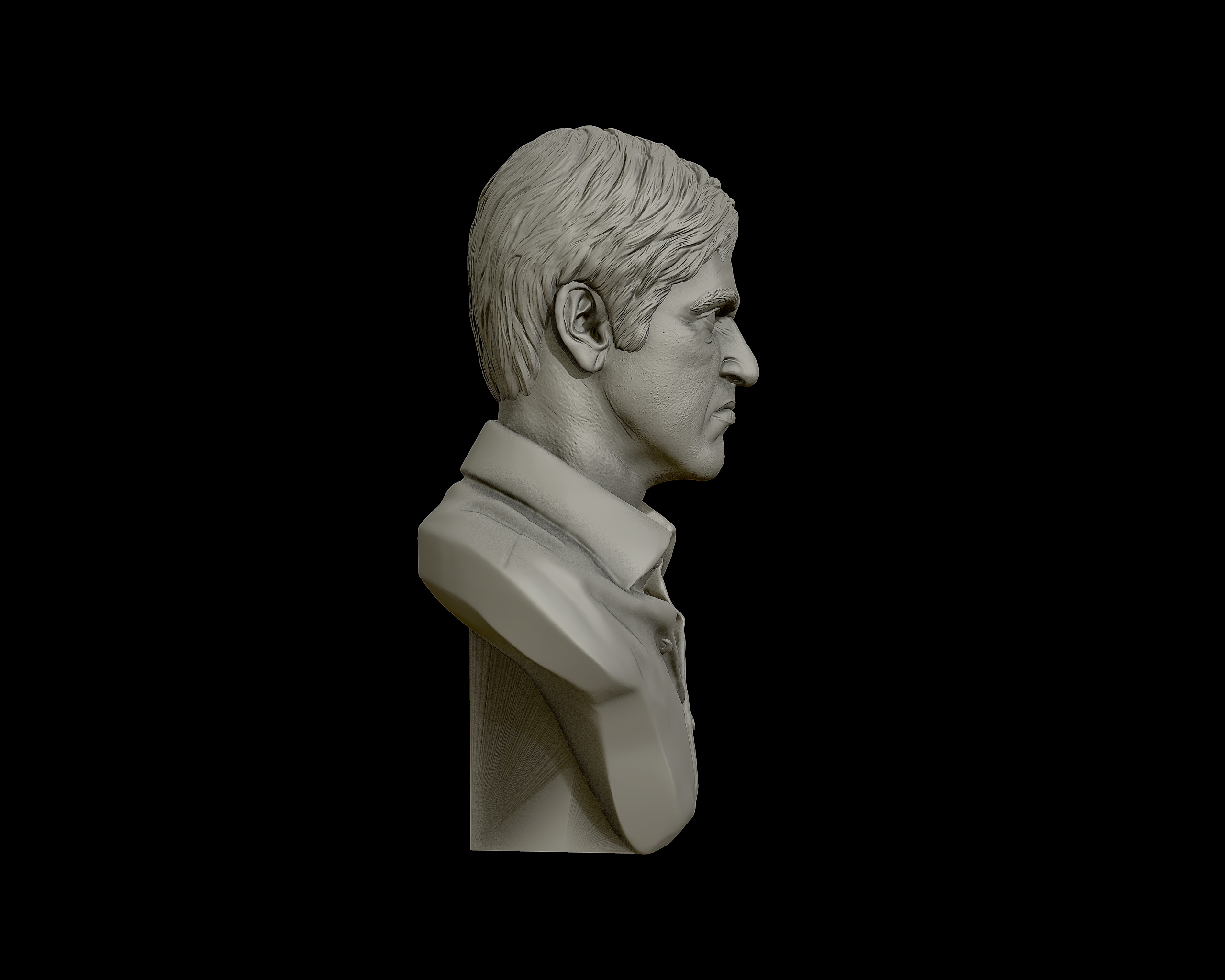 Файл STL Scarface Alpacino portrait sculpture 🗿・3D-печатный дизайн для ...