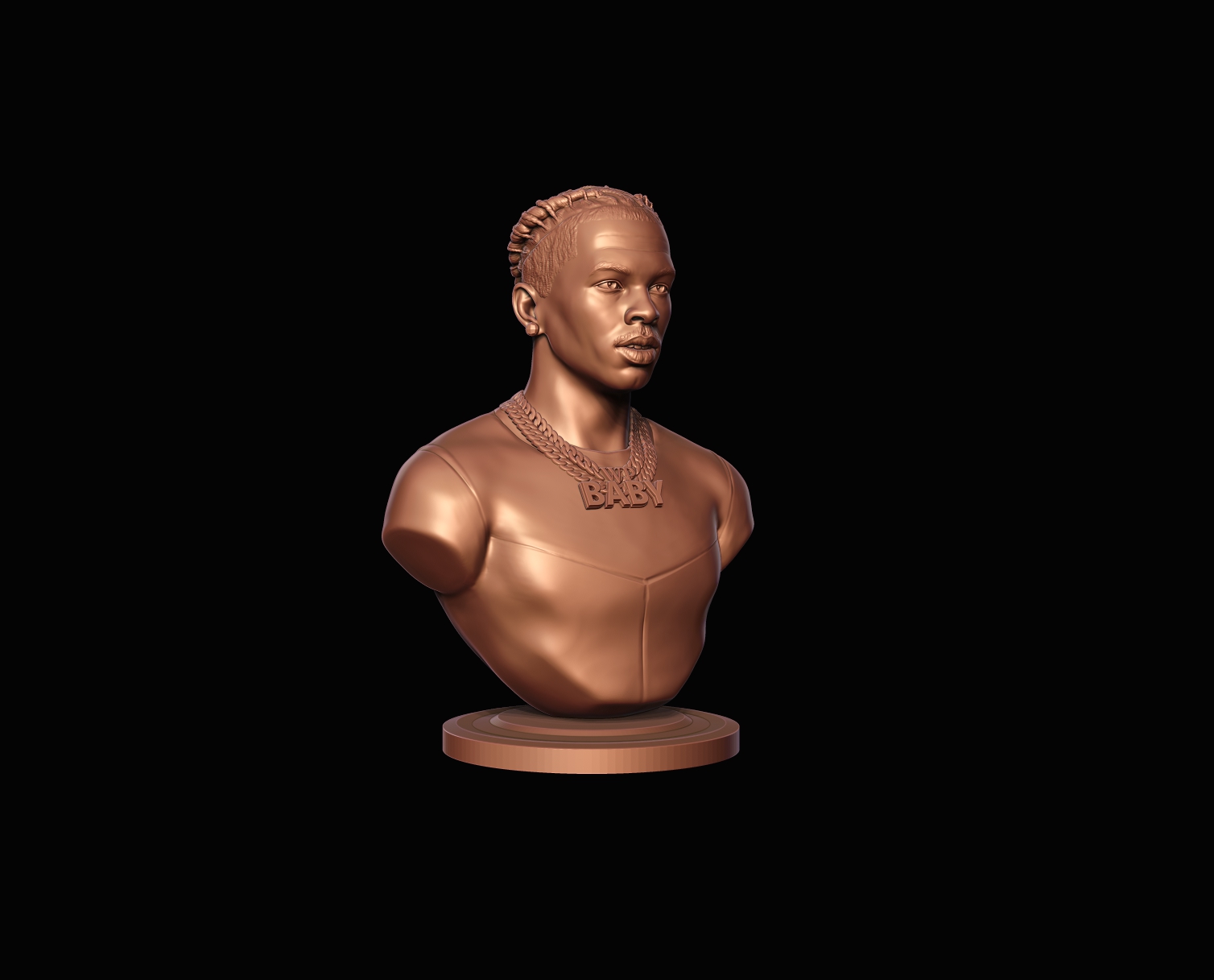 STL file Lil Baby Bust 3D print model 👶 (OBJ and DXF)・3D printable ...