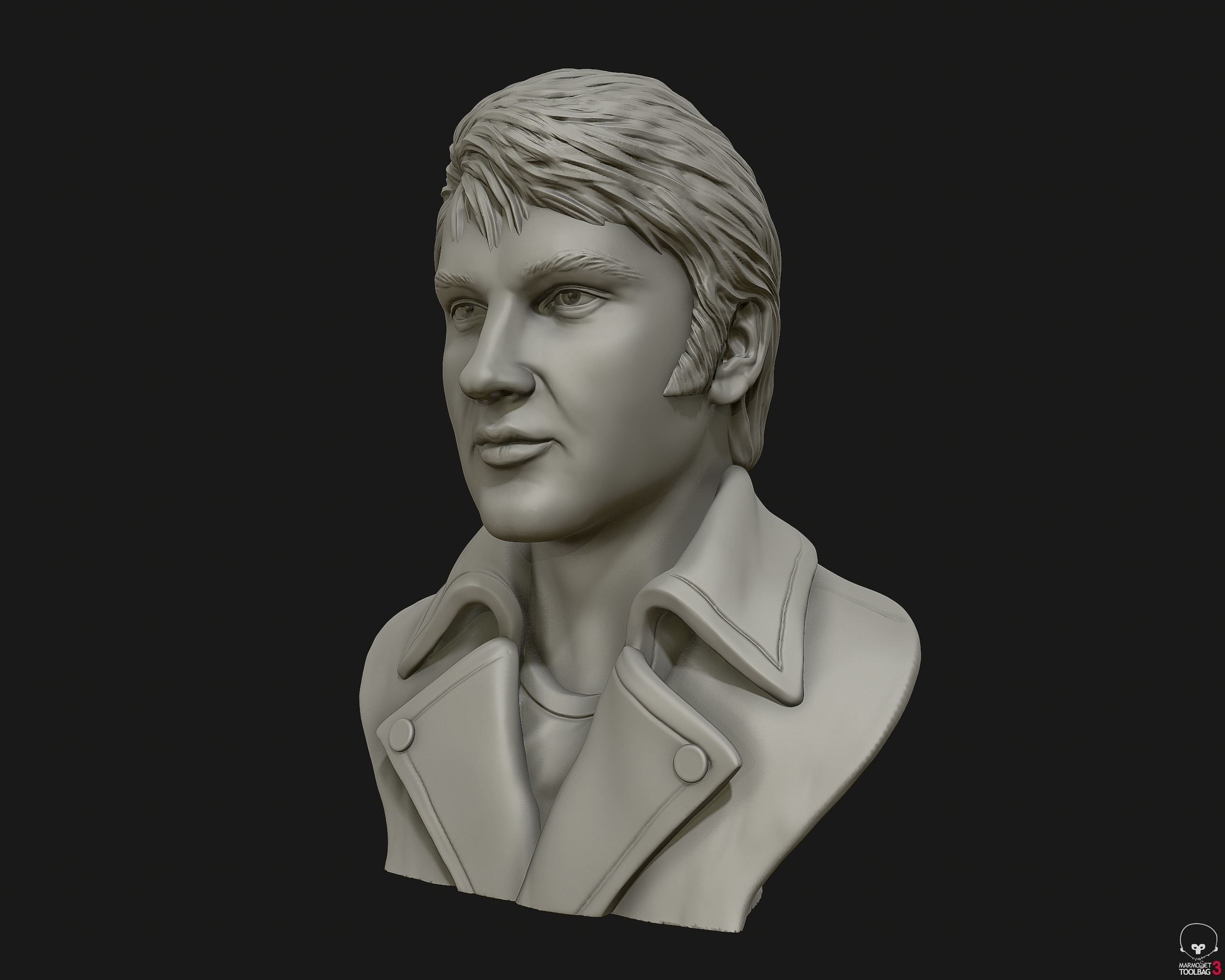 🗿 Elvis Presley sculpture Ready to Print 3D print model・ STL File for ...