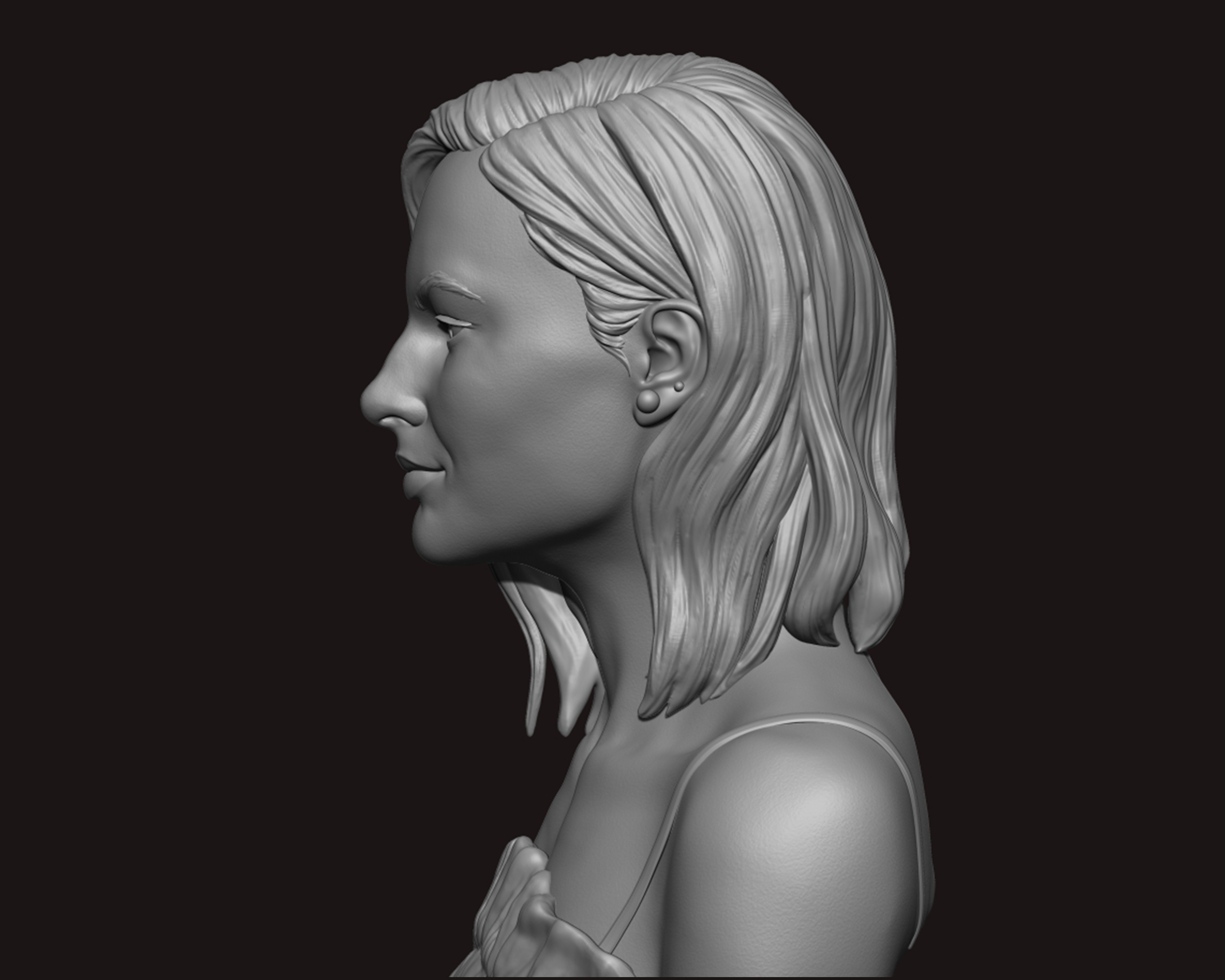 STL file Margot Robbie portrait sculpture 3D print model 🗿・3D printable ...