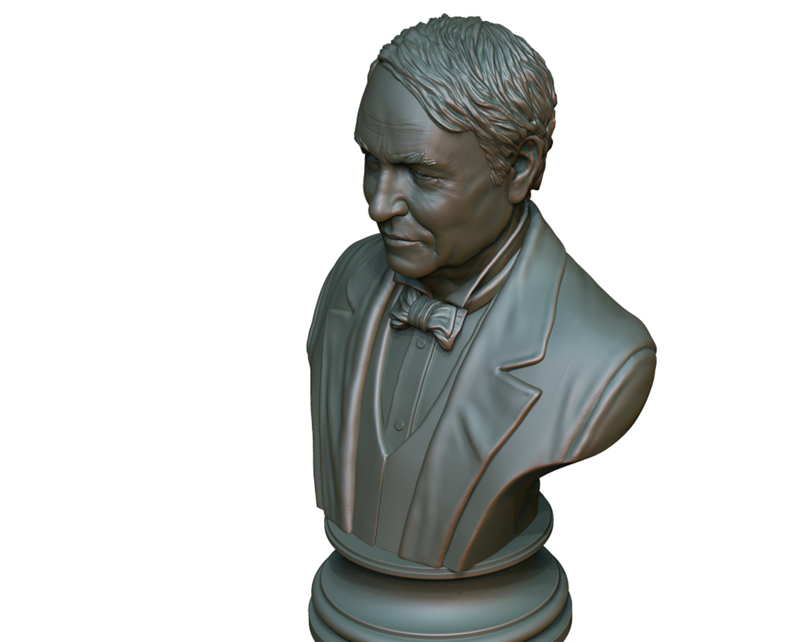STL file Thomas Edison 3D print model 🗿 (OBJ)・3D printer model to ...