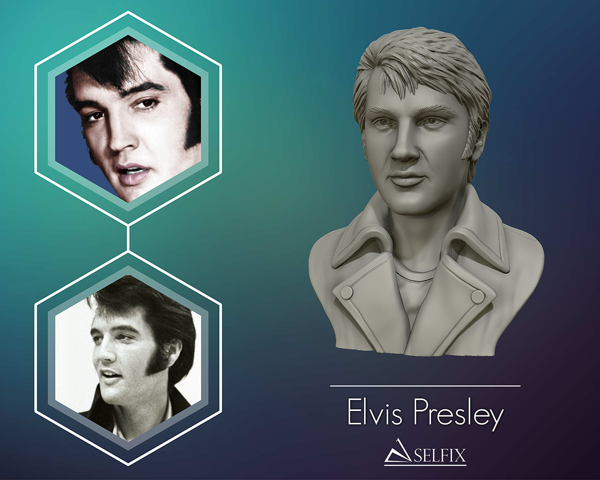 🗿 Elvis Presley sculpture Ready to Print 3D print model・ STL File for ...