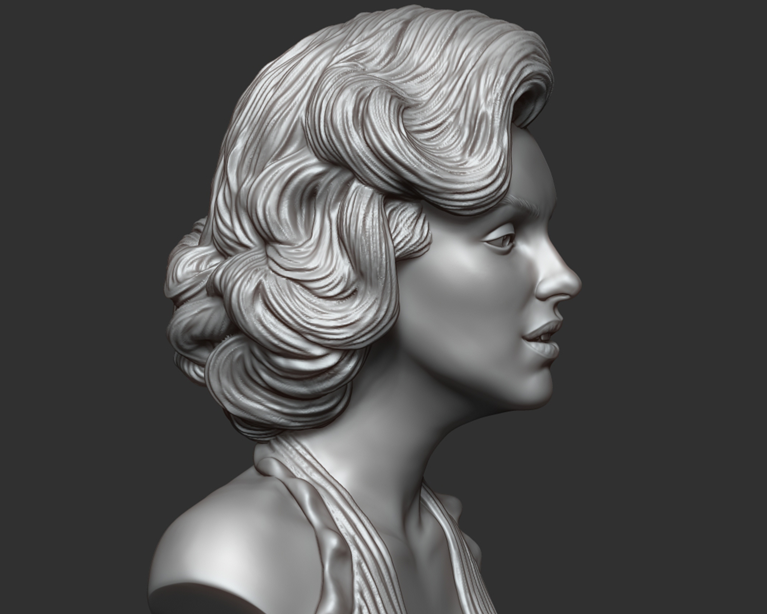 STL file Marilyn Monroe 3D print model 🗿 (OBJ)・3D printing idea to ...