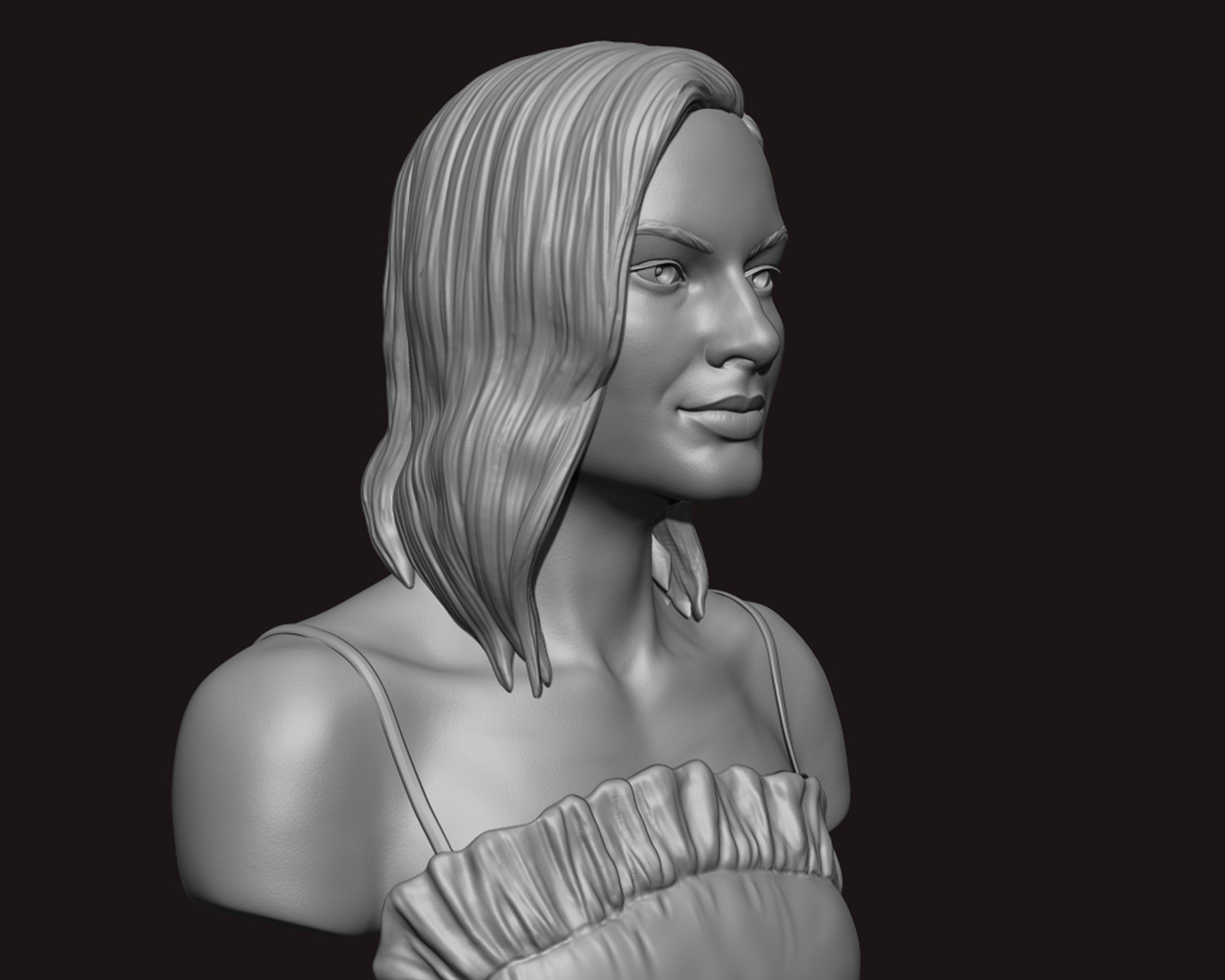 STL file Margot Robbie portrait sculpture 3D print model 🗿・3D printable ...