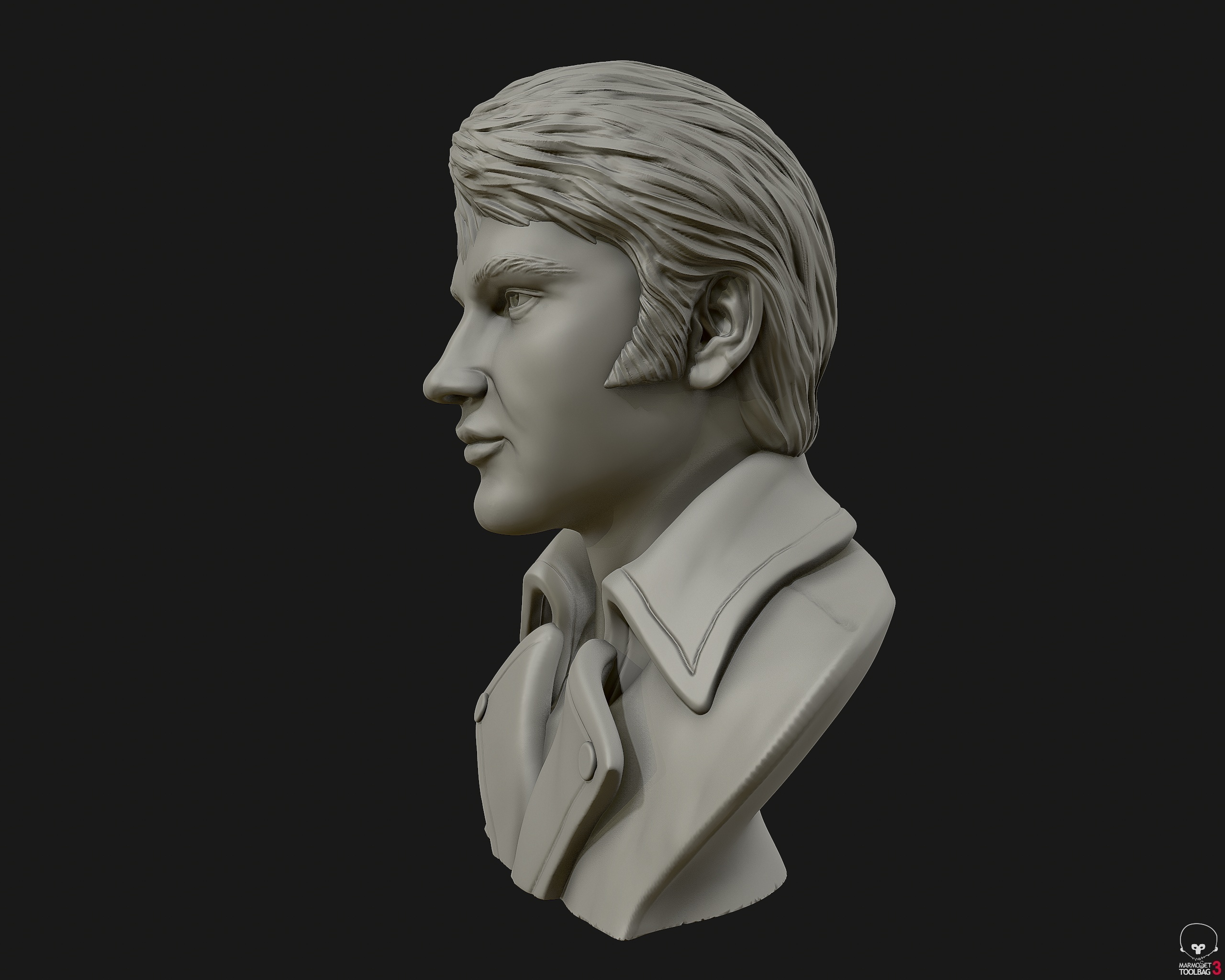 🗿 Elvis Presley sculpture Ready to Print 3D print model・ STL File for ...