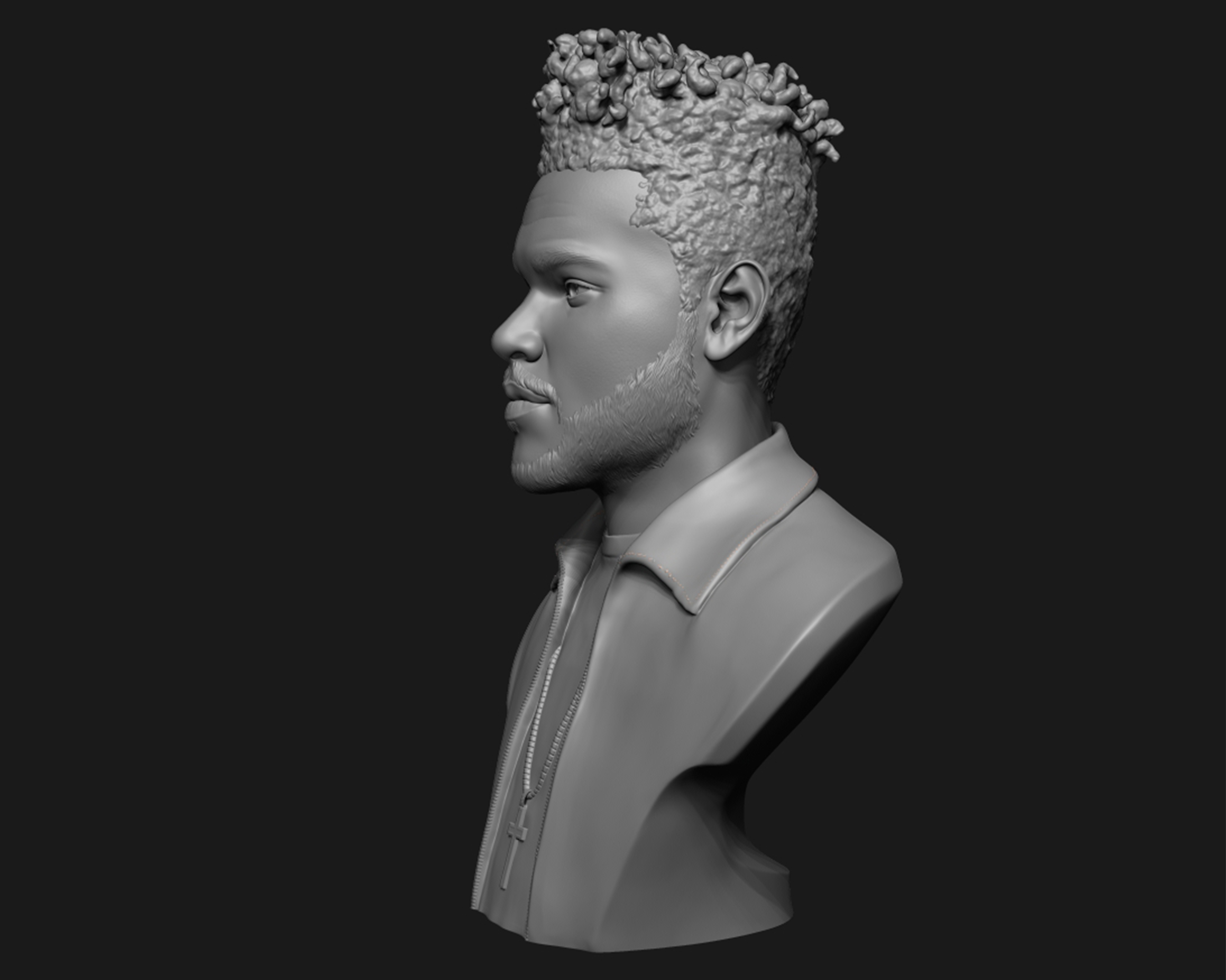 STL file The Weeknd 3D print model 🗿 (OBJ)・3D printer design to ...