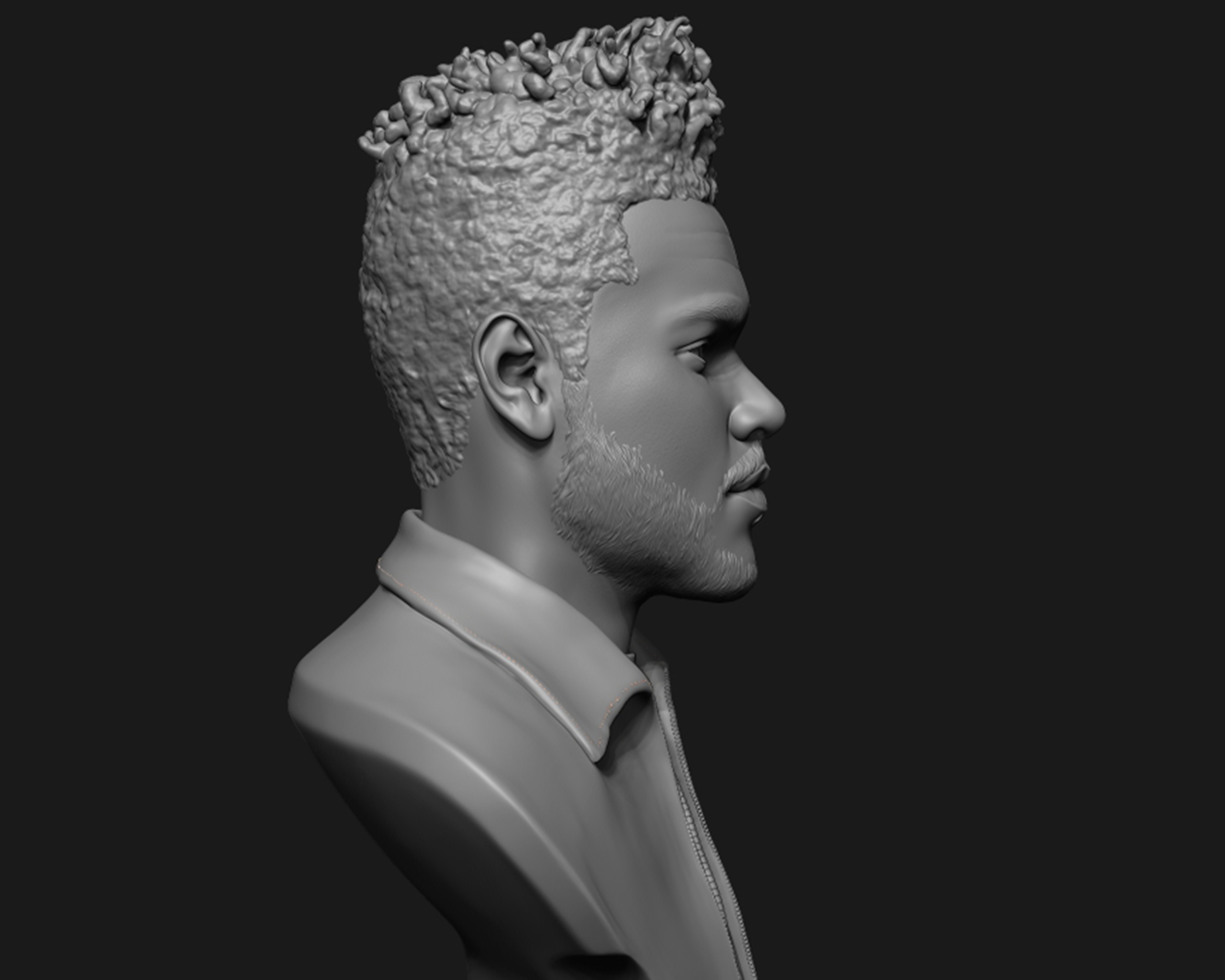STL file The Weeknd 3D print model 🗿 (OBJ)・3D printer design to ...