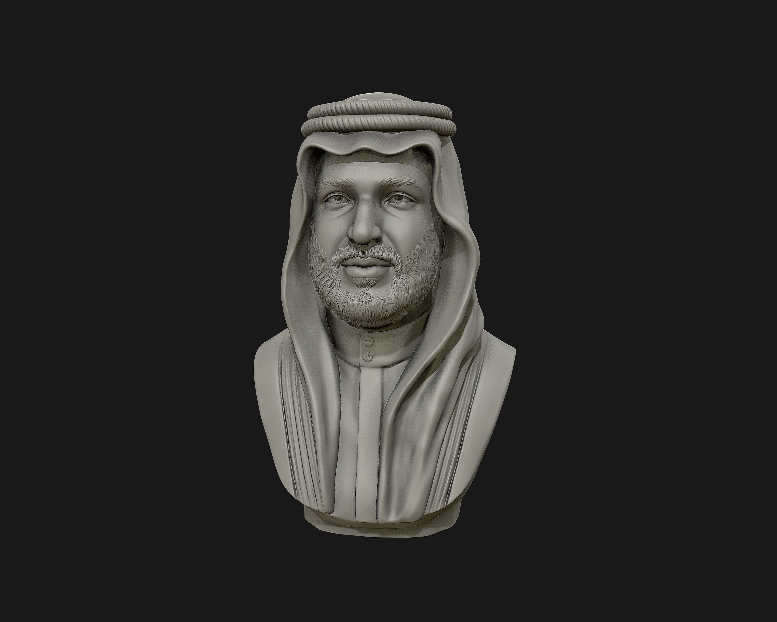 STL file Mohammad Bin Salman portrait sculpture model 🗿 (OBJ)・3D print ...
