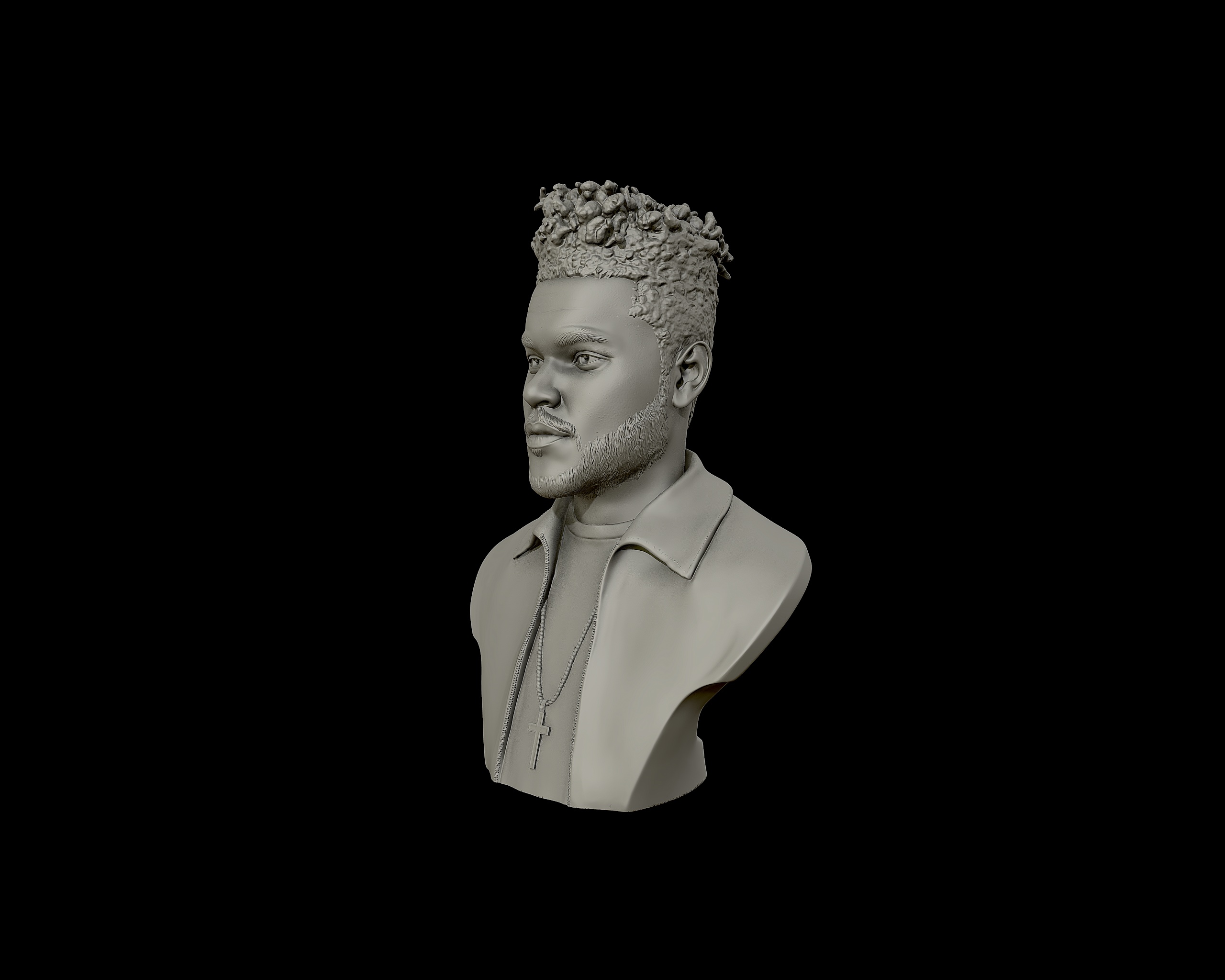 Archivo STL Modelo de impresión 3D de The Weeknd 🗿 (OBJ)・Plan de ...