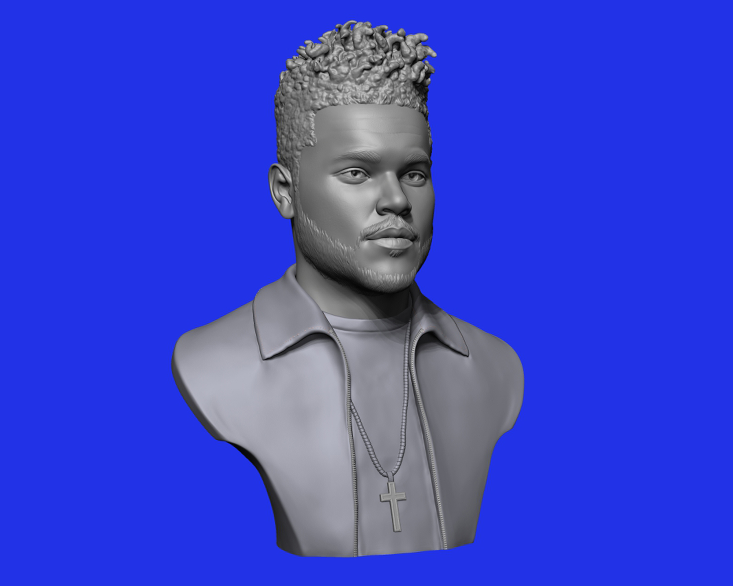 arquivo STL The Weeknd 3D print model 🗿 (OBJ)・design para impressora 3D ...