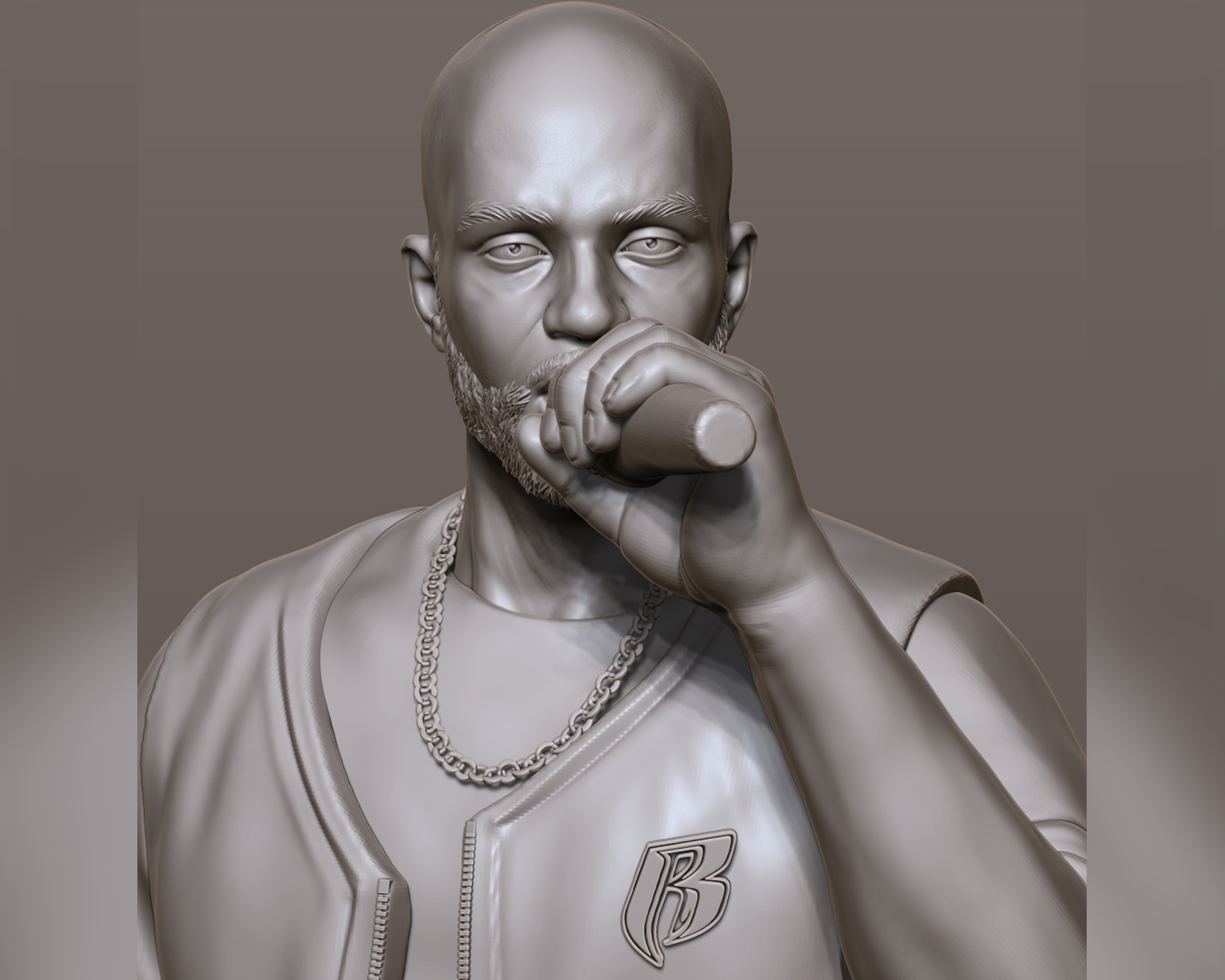 🗿 DMX 3D sculpture 3D print model・ STL File for ・Cults