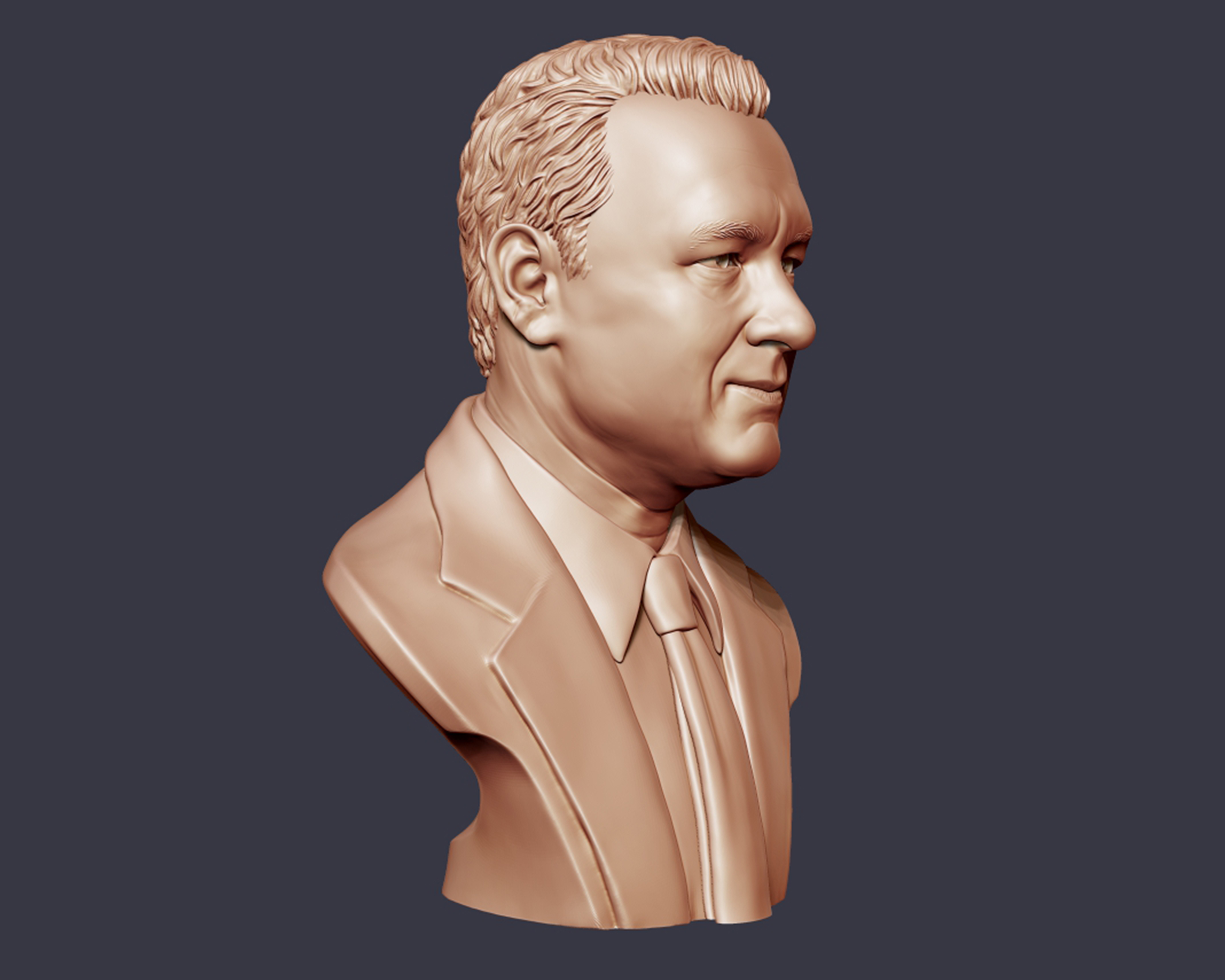 STL file Tom Hanks 3D print model 🗿 (OBJ)・3D printing design to ...