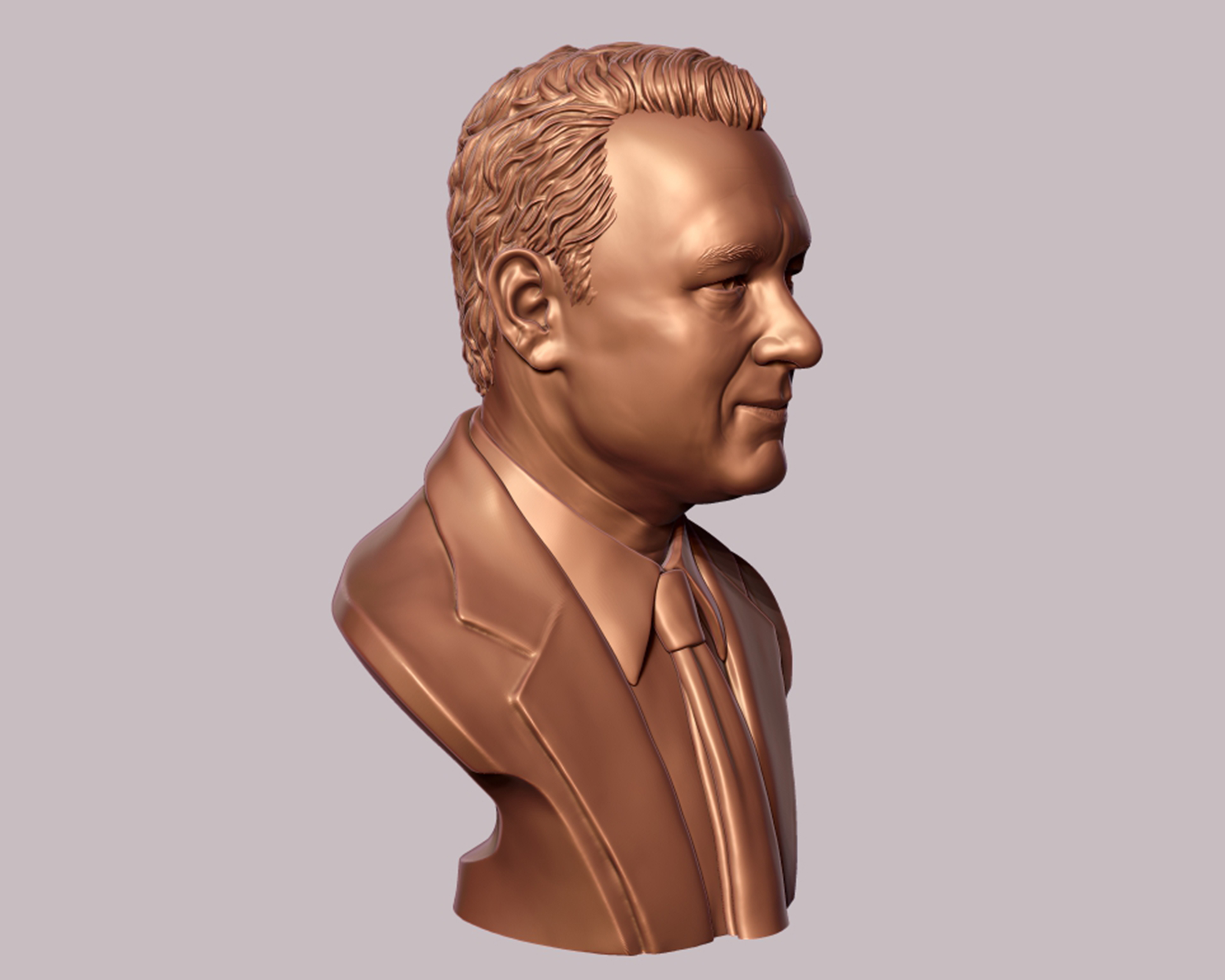 STL file Tom Hanks 3D print model 🗿 (OBJ)・3D printing design to ...
