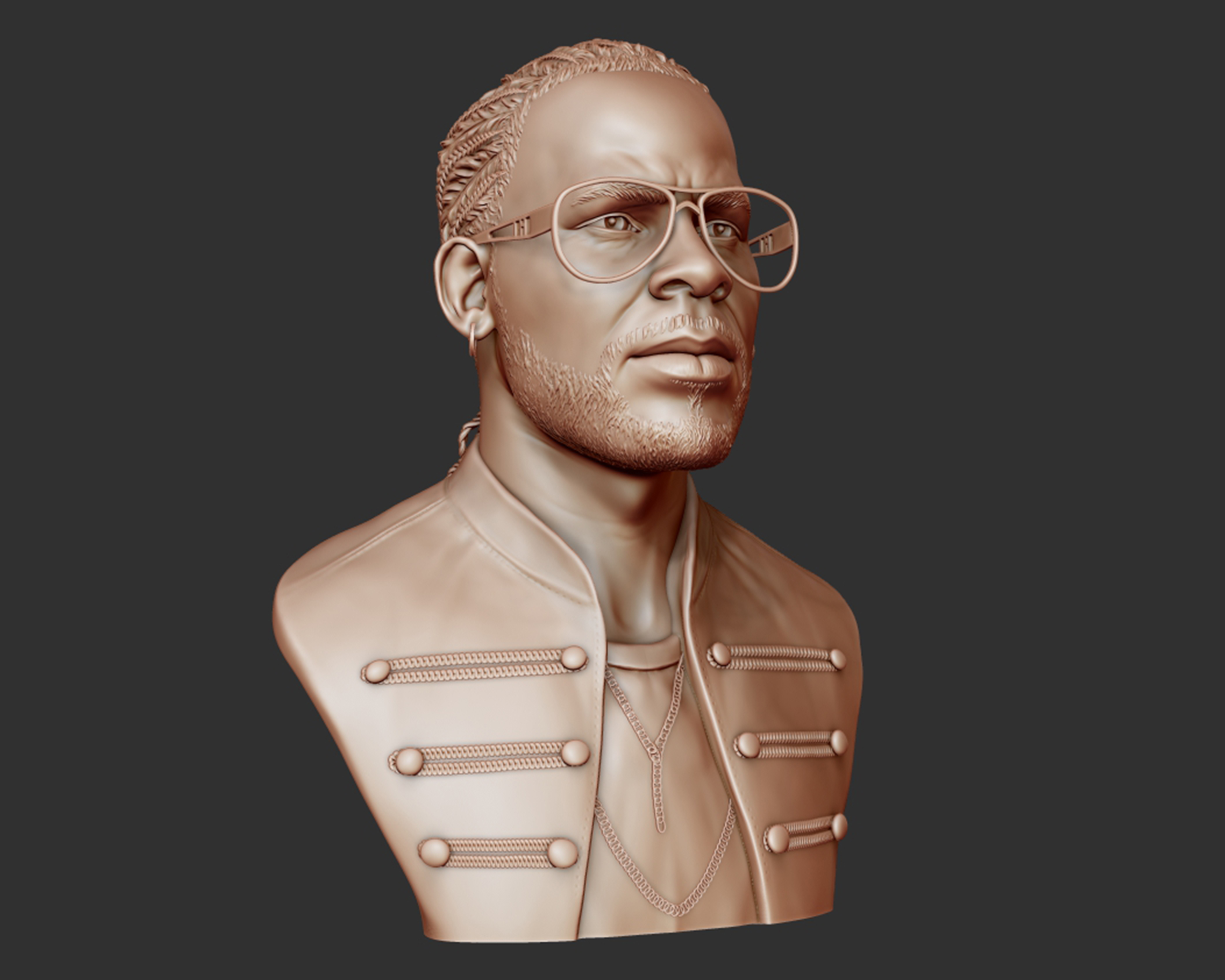 STL file R Kelly portrait sculpture 🗿 (OBJ)・Model to download and 3D ...