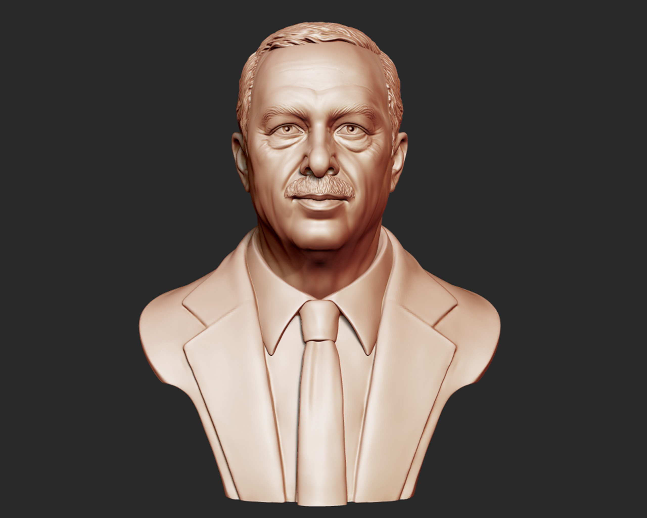 STL file Recep Tayyip Erdogan 3D print model 🦃 (OBJ)・3D printing ...