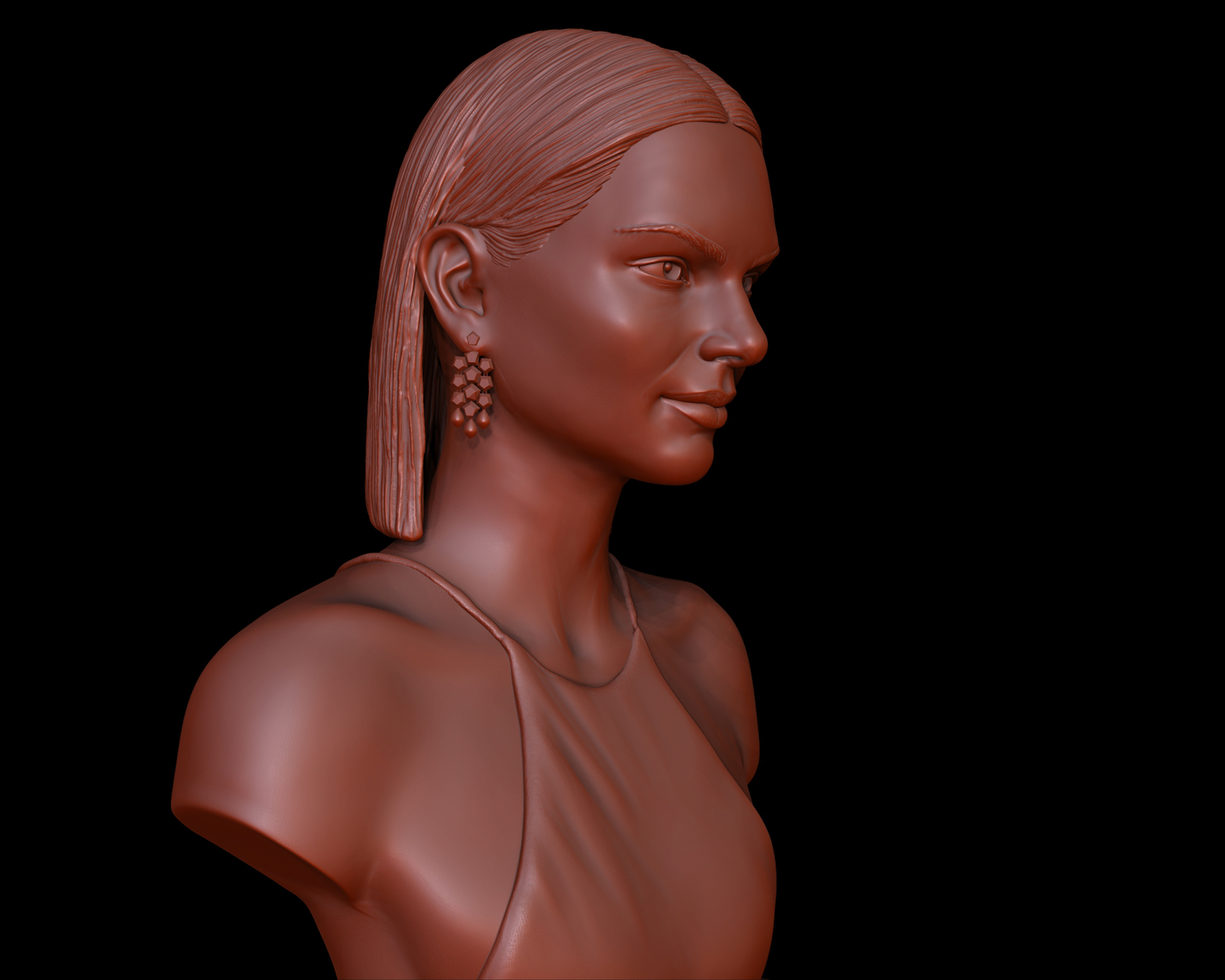 STL file Kendall Jenner 3D print model 🎨 (OBJ)・3D print design to ...
