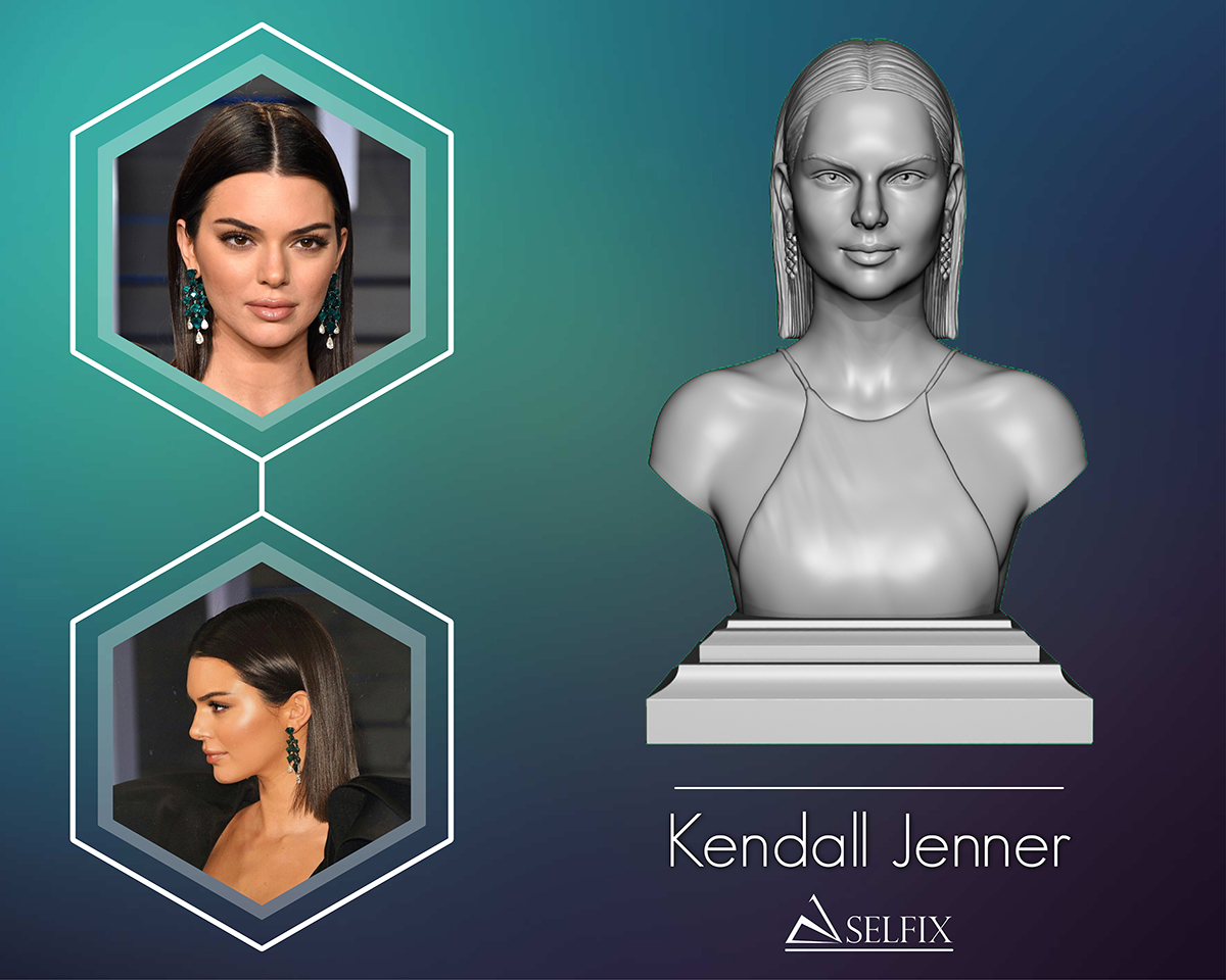 STL file Kendall Jenner 3D print model 🎨 (OBJ)・3D print design to ...