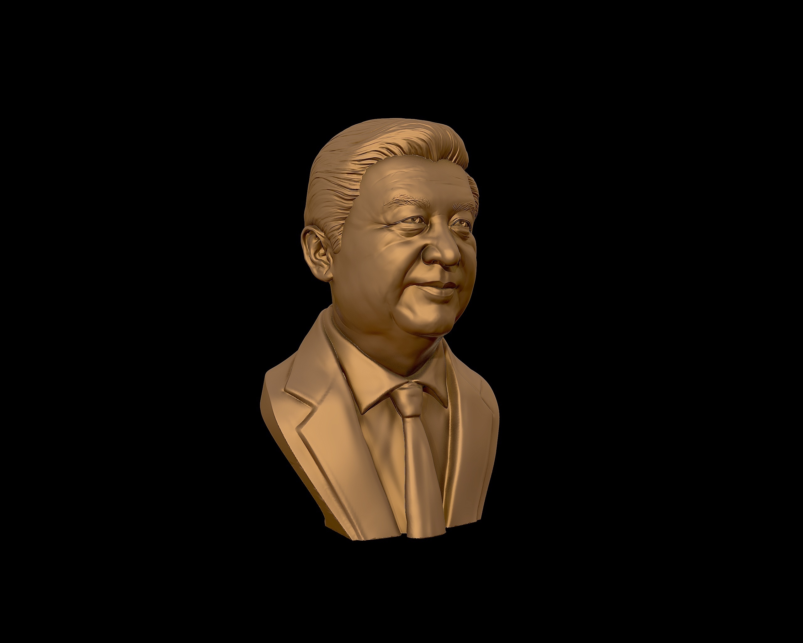 Файл STL Xi Jinping 3D Portrait Sculpture 🗿 (OBJ)・3D-печатный дизайн ...