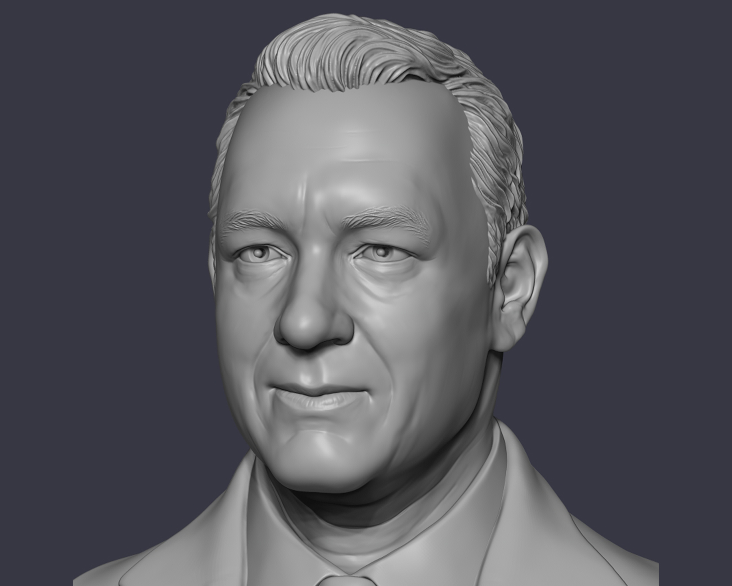 STL file Tom Hanks 3D print model 🗿 (OBJ)・3D printing design to ...
