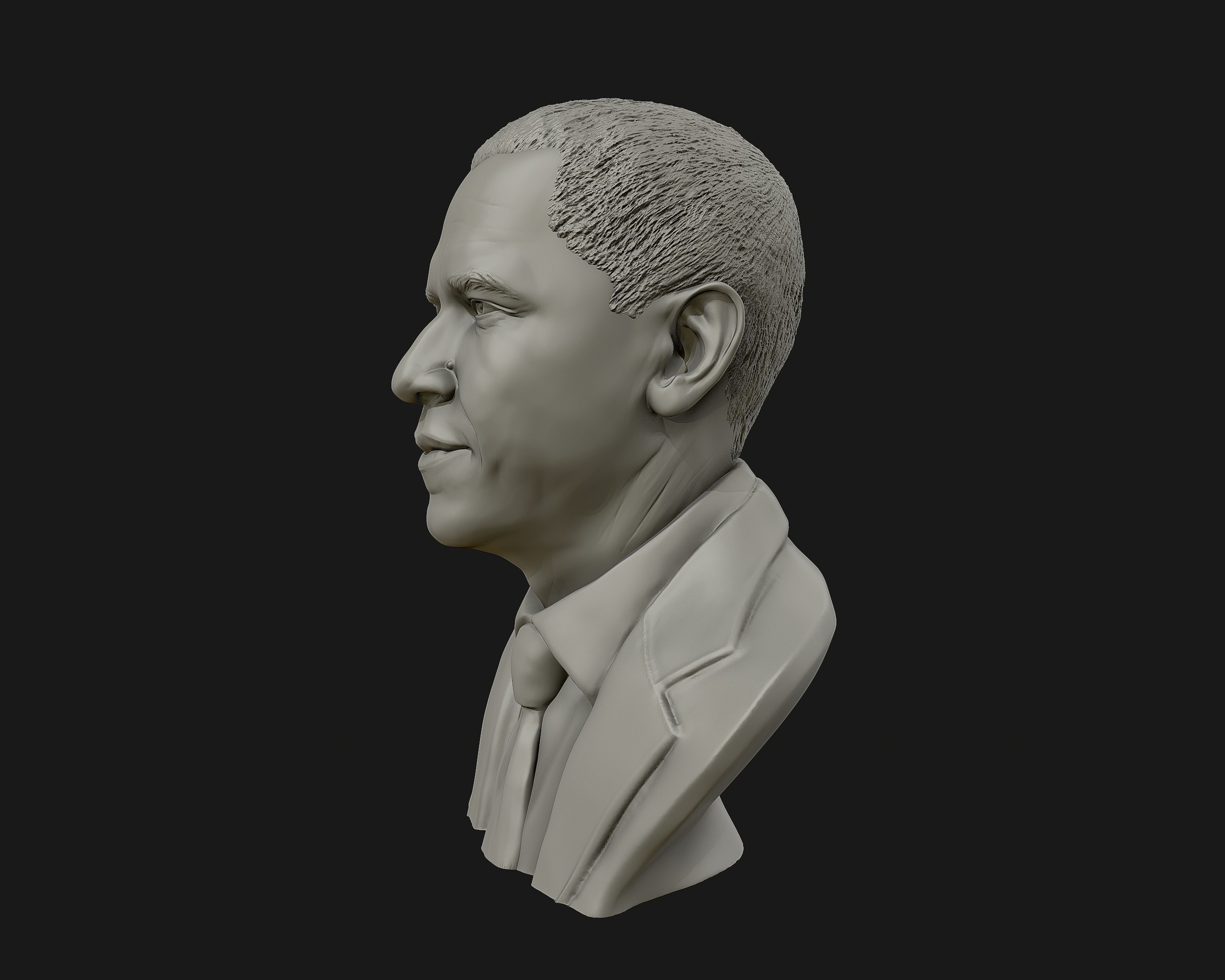 👤 Barack Obama Bust ready to 3D print・ STL File for ・Cults
