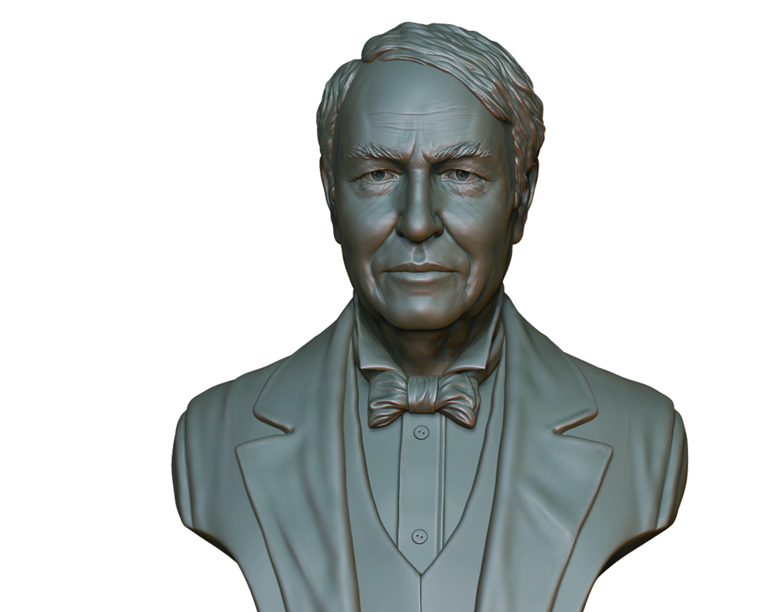 STL file Thomas Edison 3D print model 🗿 (OBJ)・3D printer model to ...