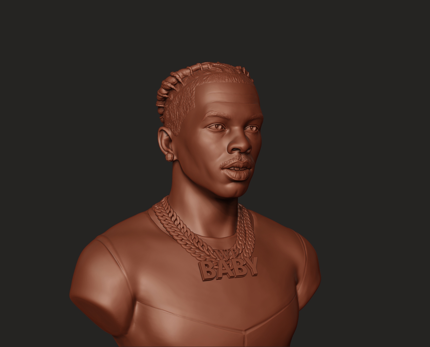 STL file Lil Baby Bust 3D print model 👶 (OBJ and DXF)・3D printable ...