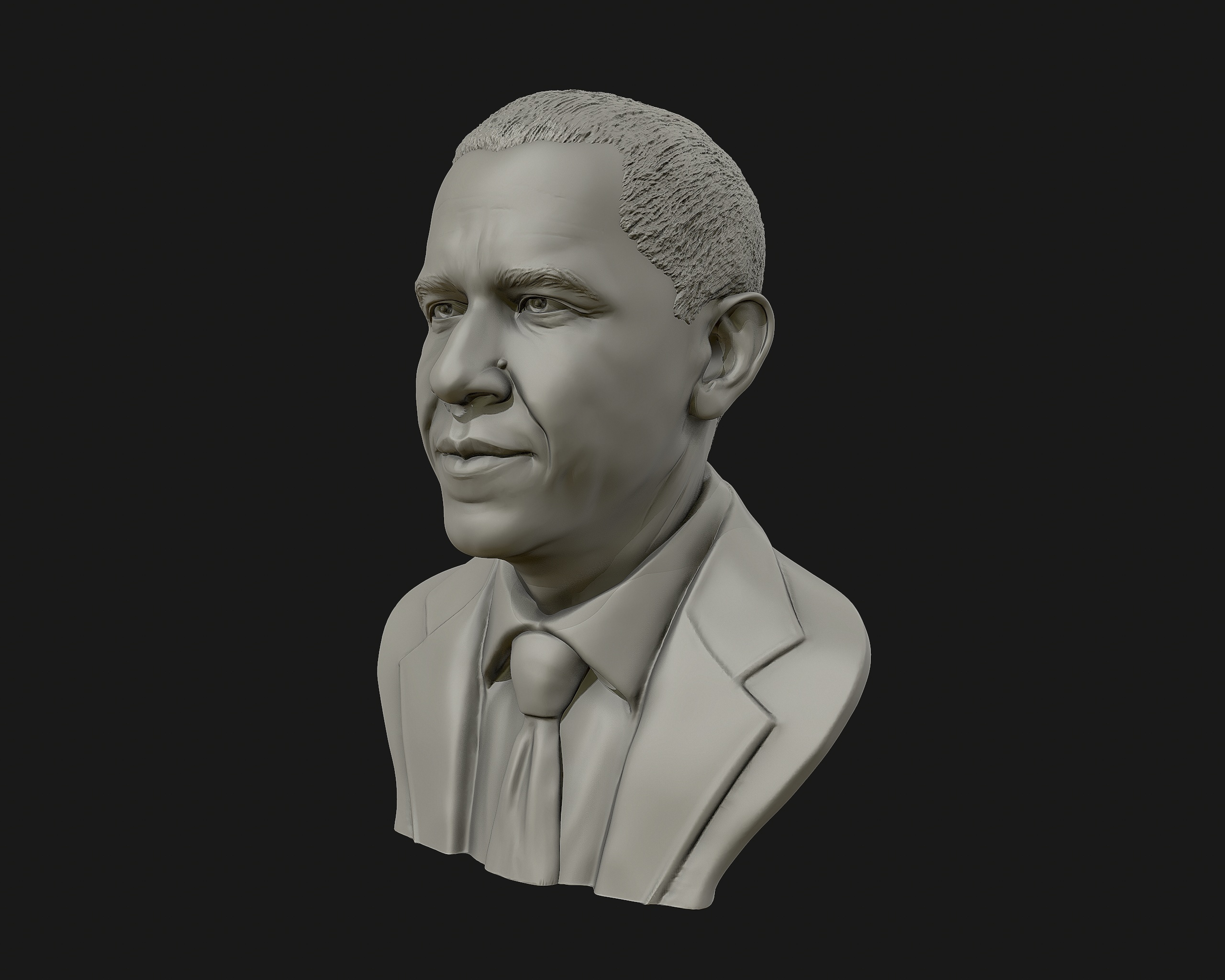 👤 Barack Obama Bust ready to 3D print・ STL File for ・Cults