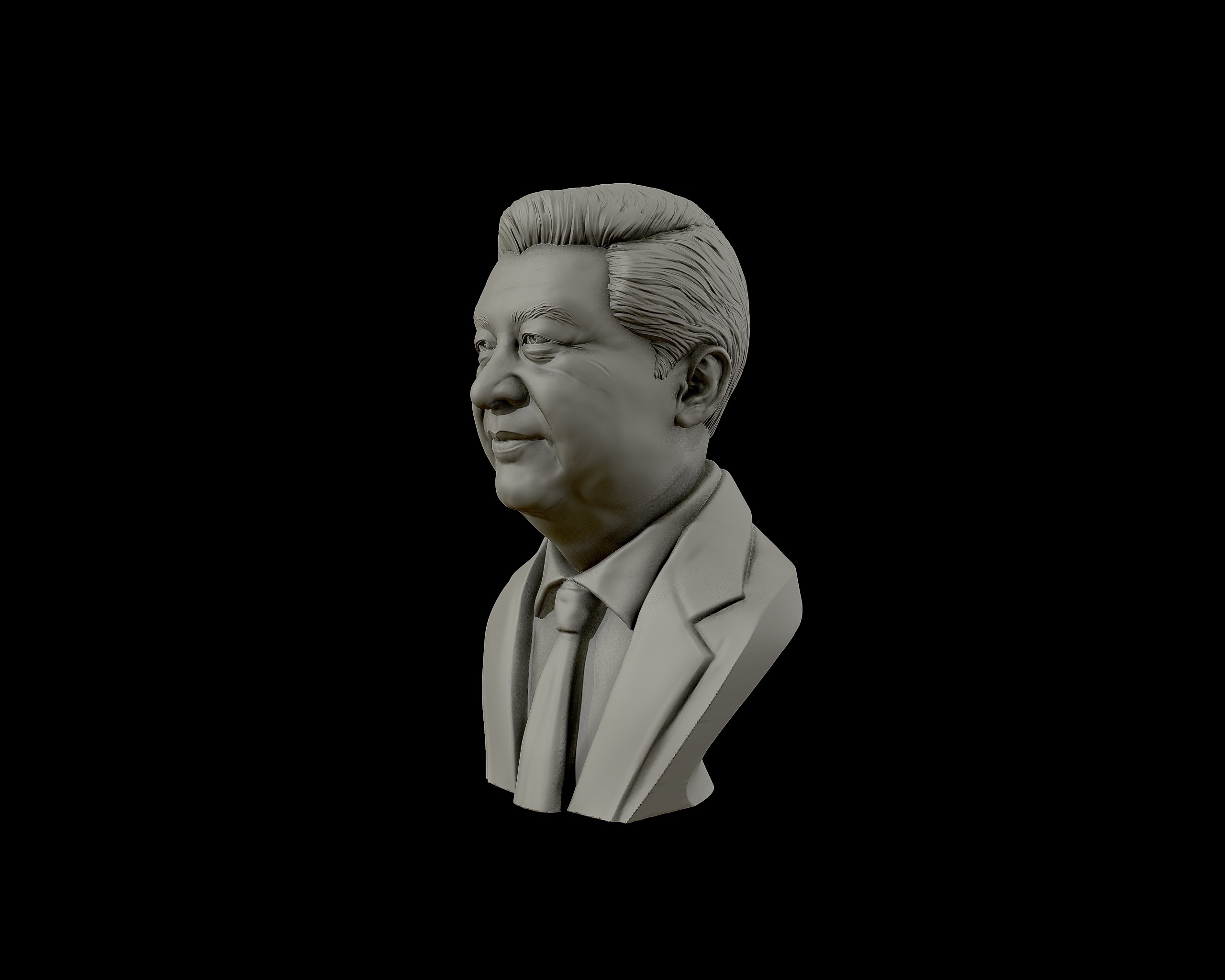 Файл STL Xi Jinping 3D Portrait Sculpture 🗿 (OBJ)・3D-печатный дизайн ...