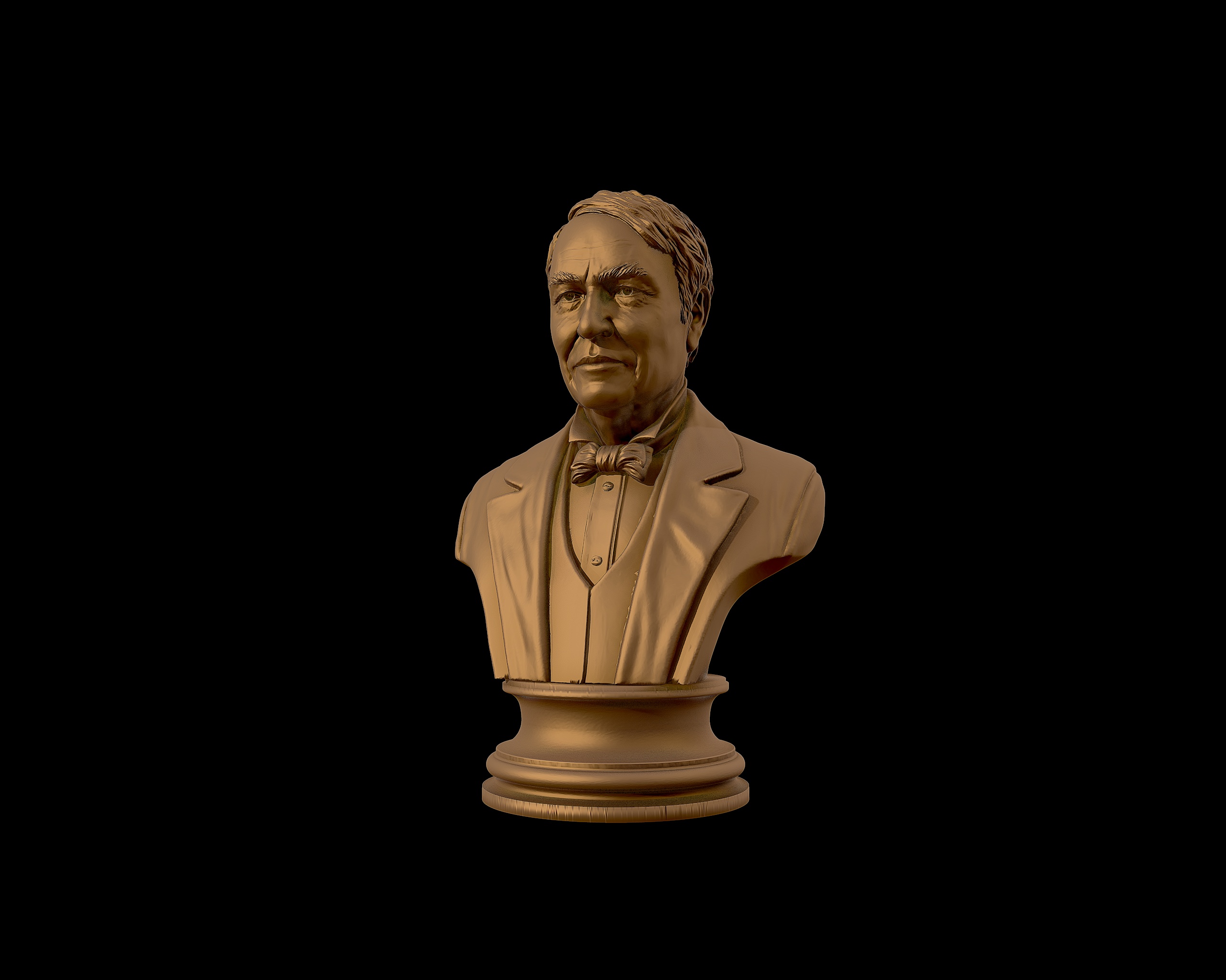 STL file Thomas Edison 3D print model 🗿 (OBJ)・3D printer model to ...