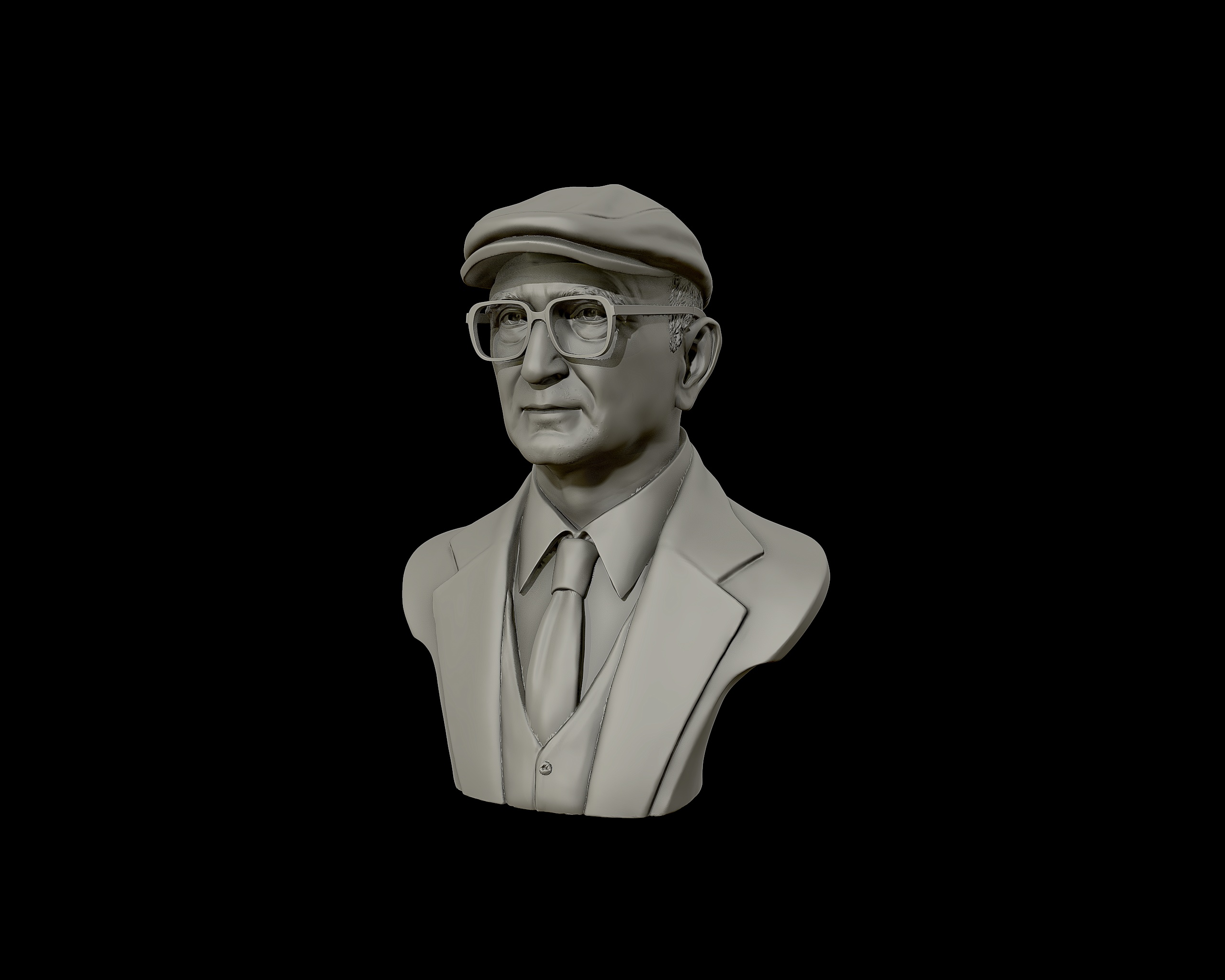 STL file Uncle Junior bust sculpture 3D print model 👤 (OBJ)・3D print ...