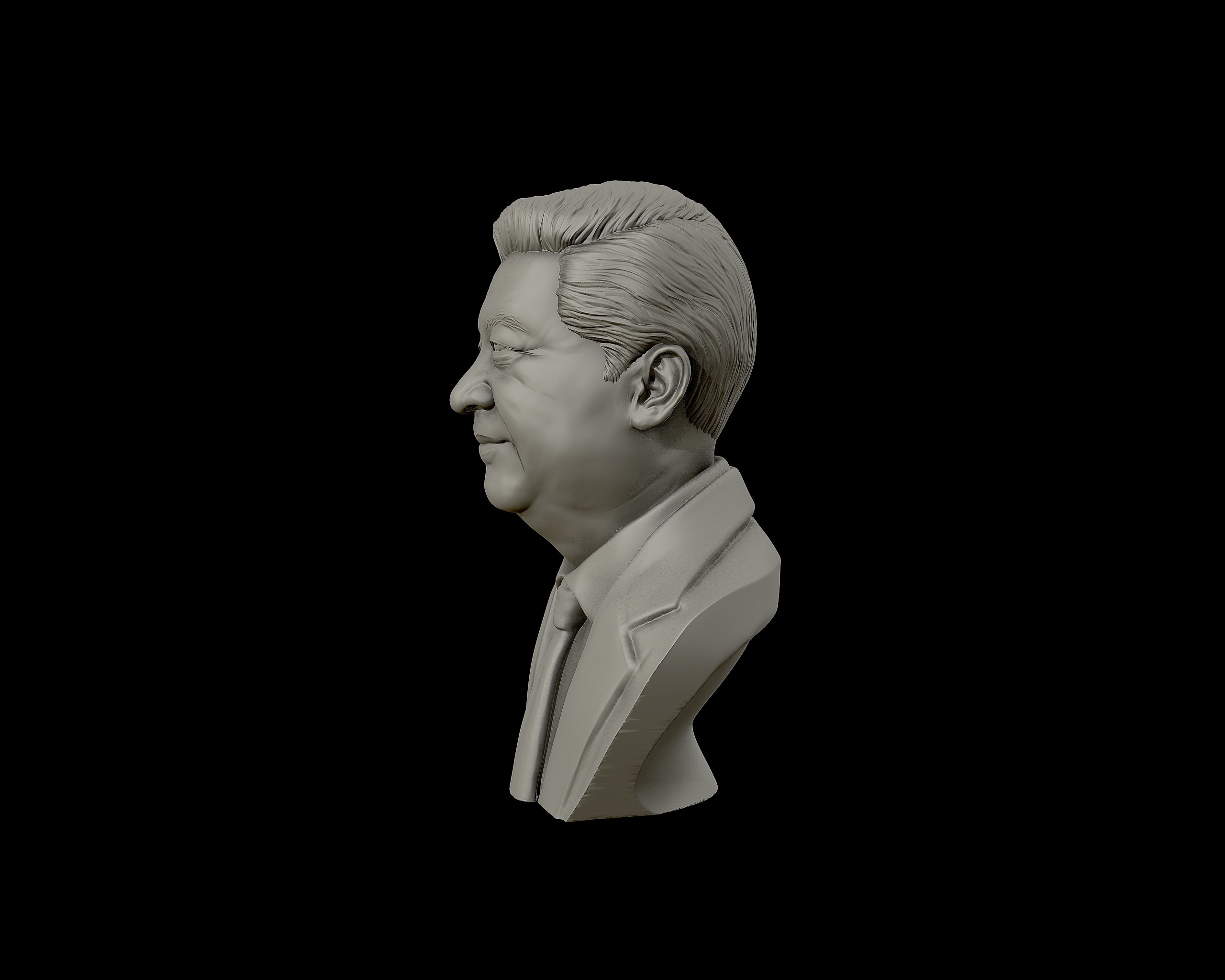 Файл STL Xi Jinping 3D Portrait Sculpture 🗿 (OBJ)・3D-печатный дизайн ...