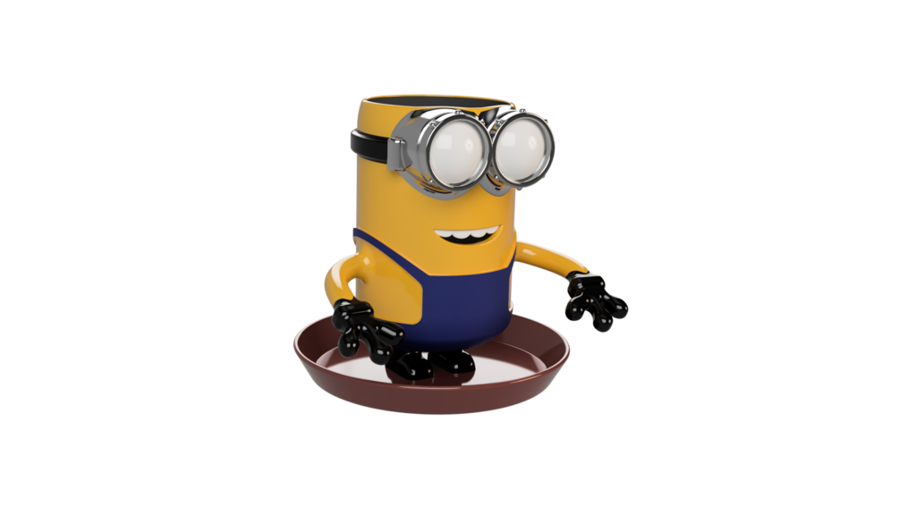 👹 Minion Basic Plant Pot・Free STL File for ・Cults